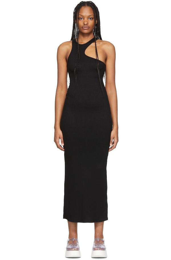 Simon Miller Black Fine Rib Mawga Dress | Garmentory
