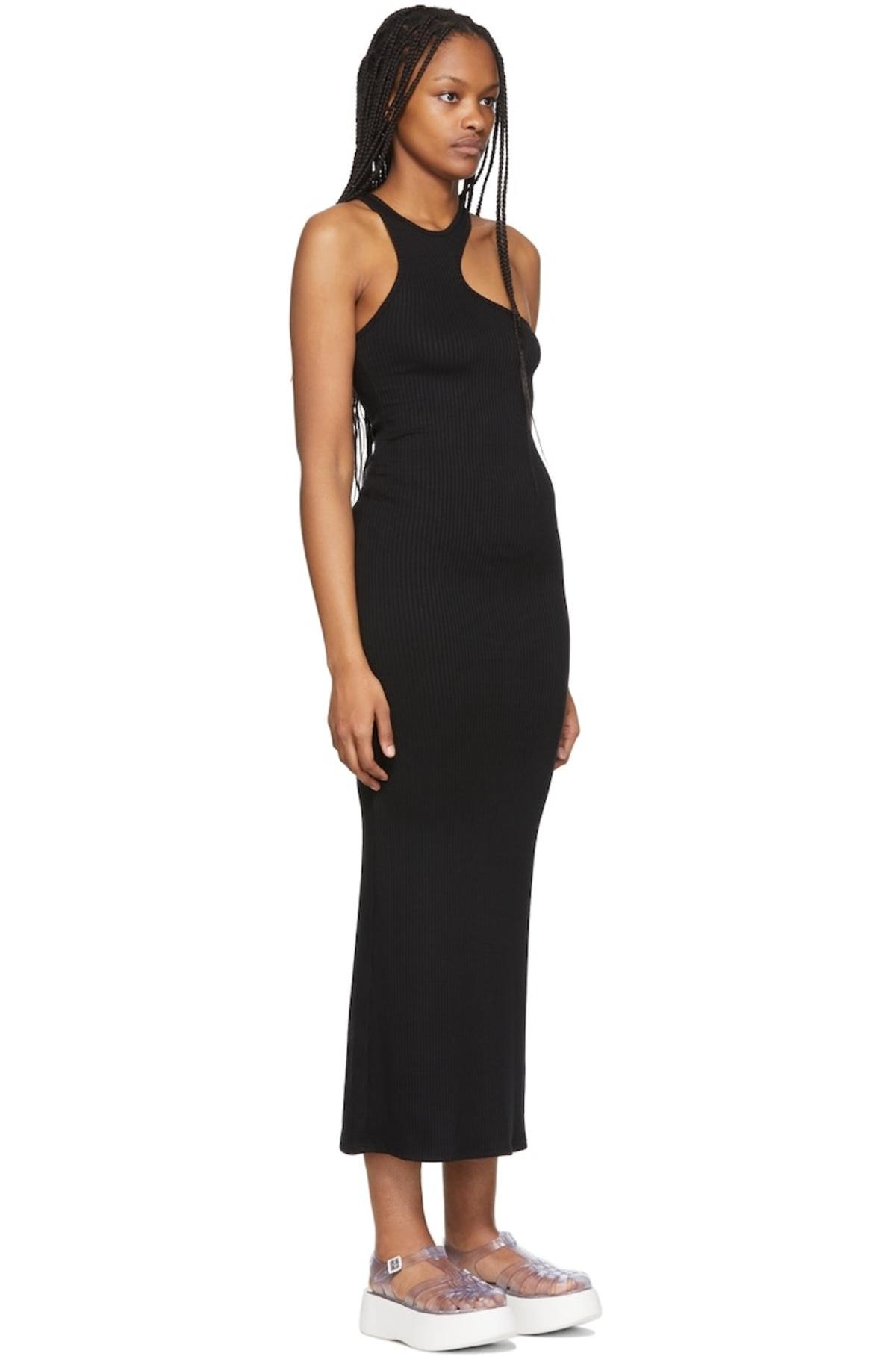 Simon Miller Black Fine Rib Mawga Dress | Garmentory
