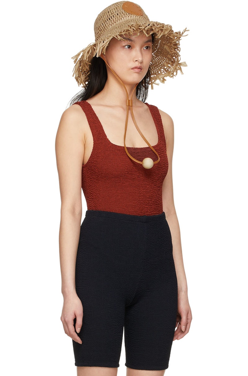 Simon Miller Brown Raffia Hat | Garmentory