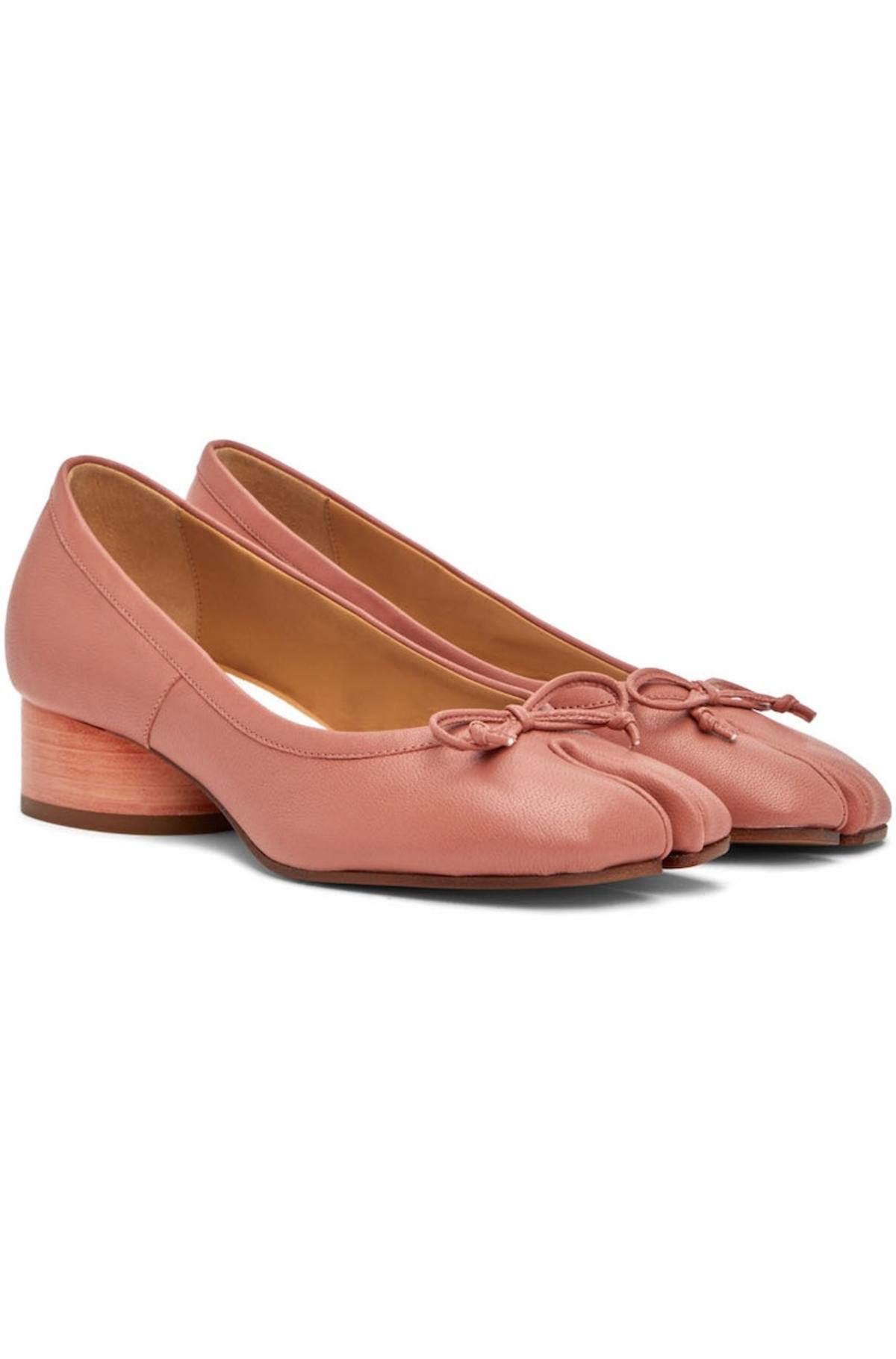 Maison Margiela Pink Tabi Heels | Garmentory
