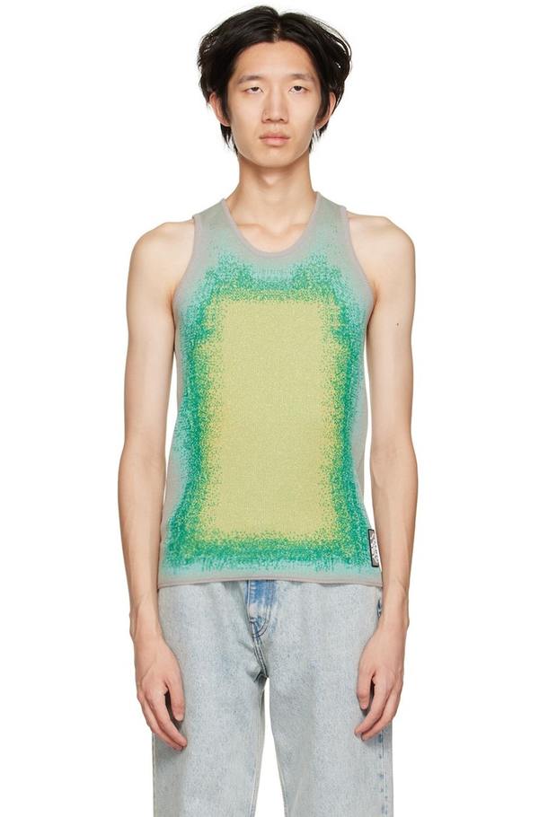 Y/Project Green Gradient Tank Top | Garmentory