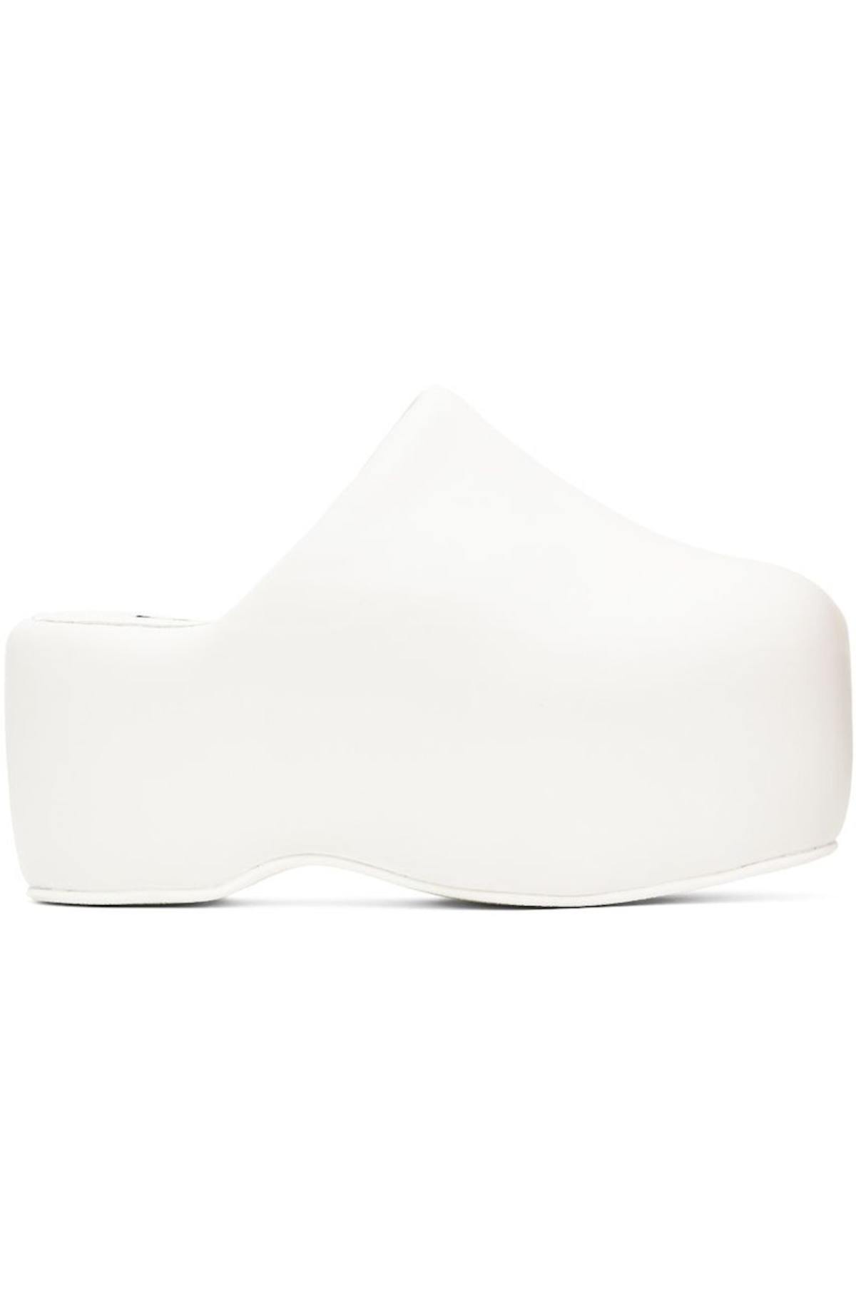 Simon Miller Bubble Platform Clogs - White | Garmentory