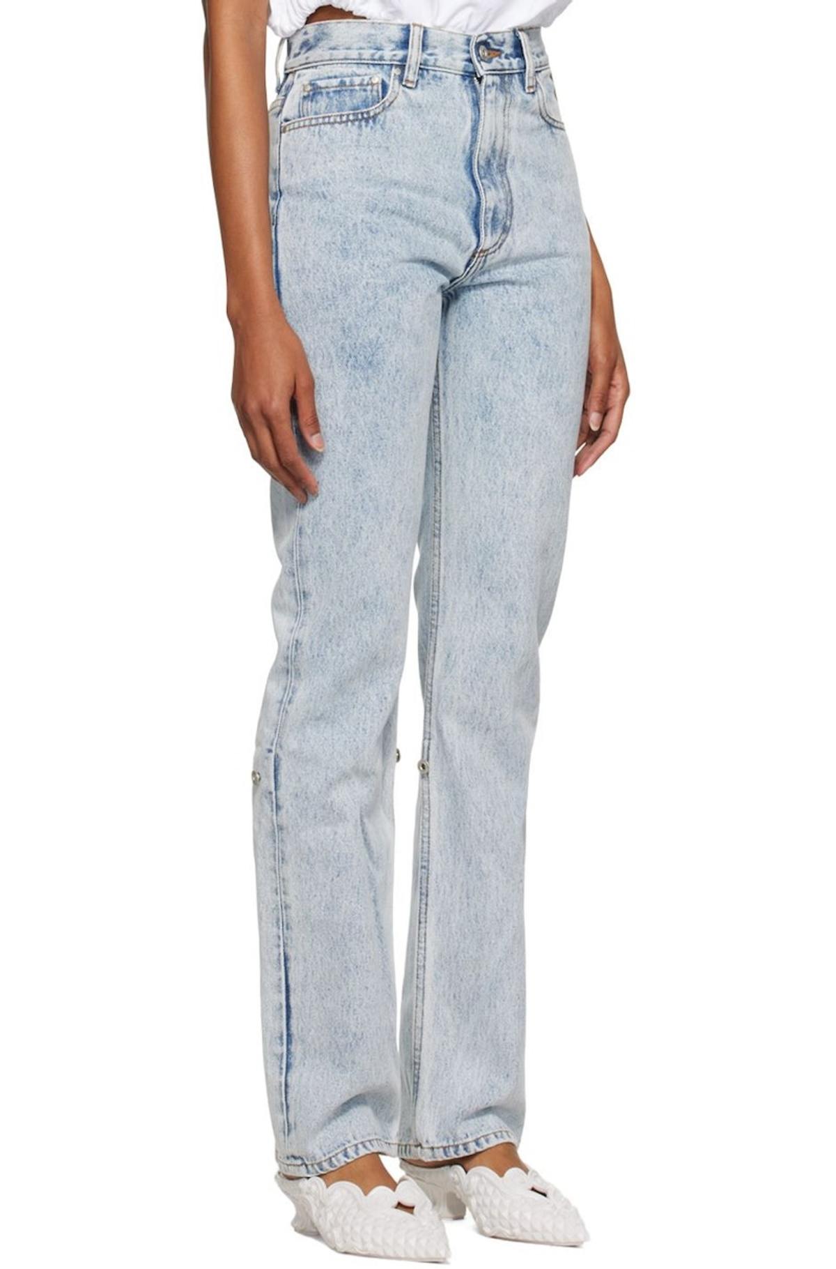 Y/Project Paneled Jeans - Blue | Garmentory