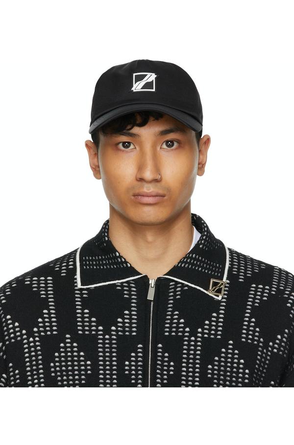 We11done Basic Logo Cap - Black | Garmentory