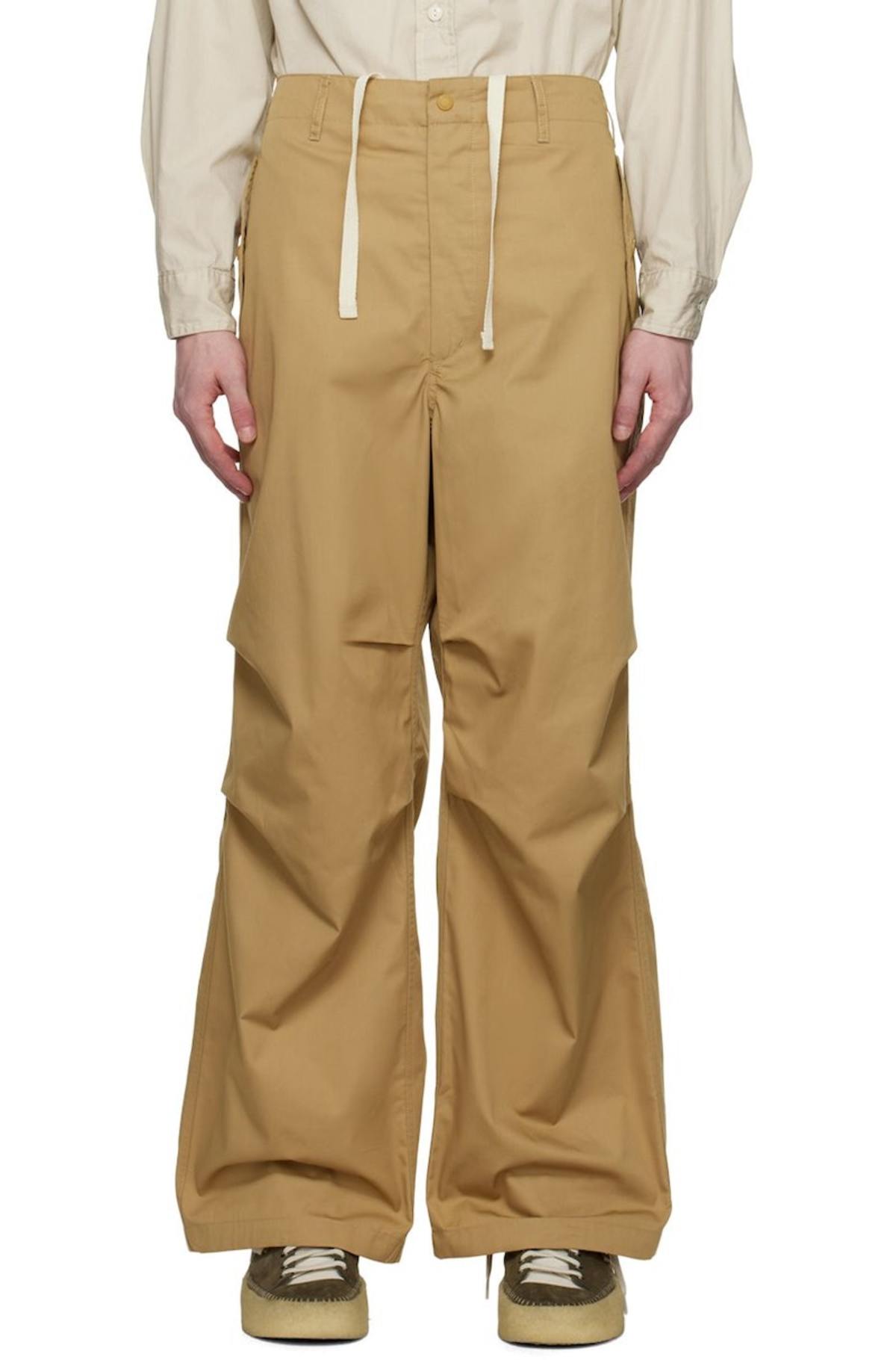 Engineered Garments Drawstring Trousers - Beige | Garmentory