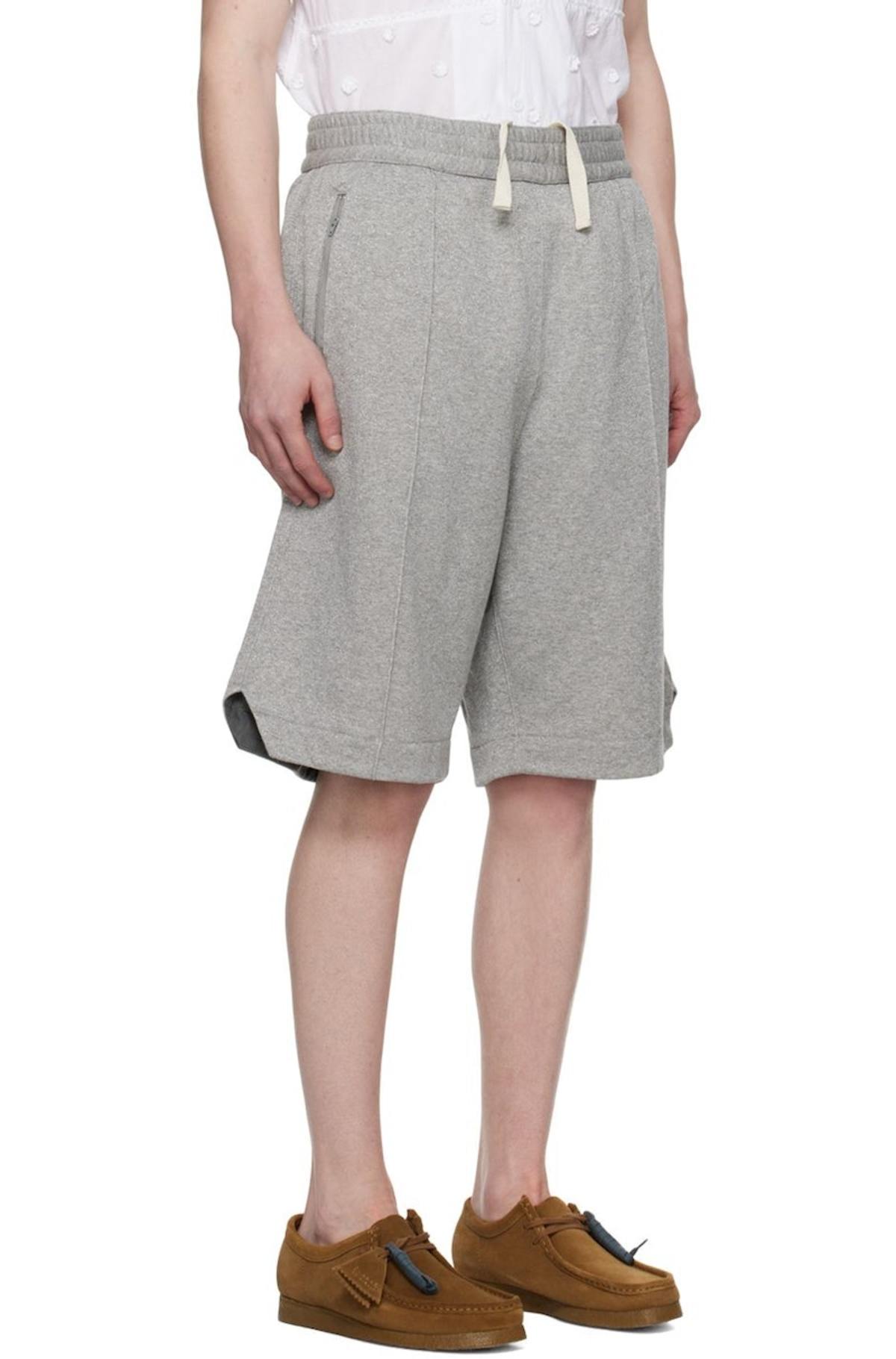 Engineered Garments Gray BB Shorts - Grey glitter | Garmentory