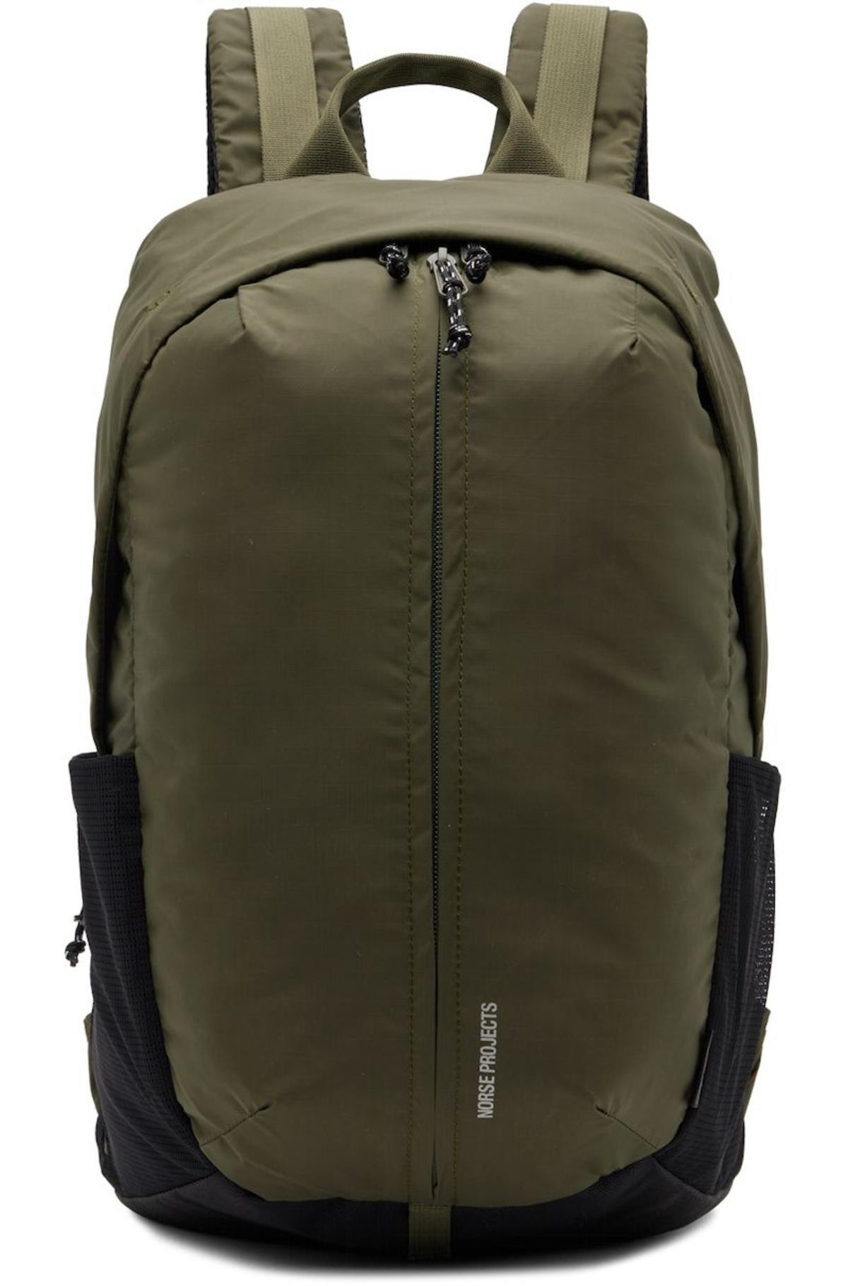Norse Projects Khaki Day Pack Backpack - Ivy Green | Garmentory