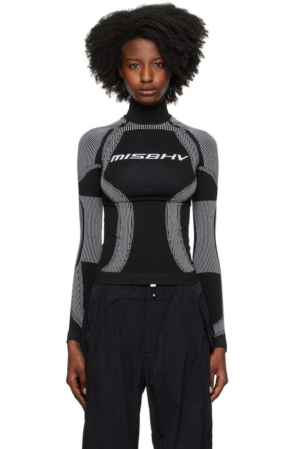 MISBHV Active Long Sleeve Top - Black | Garmentory
