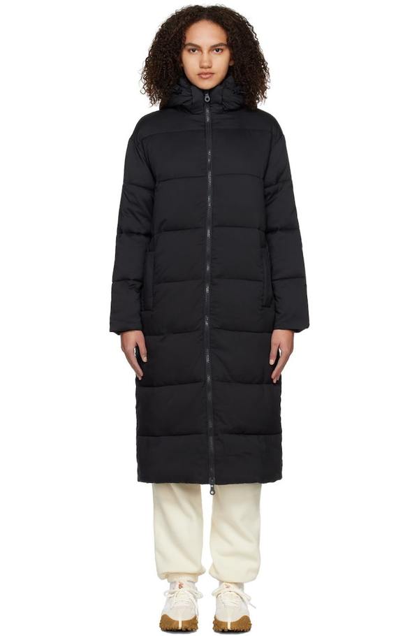 Girlfriend Collective Serenity Puffer Coat - Black | Garmentory