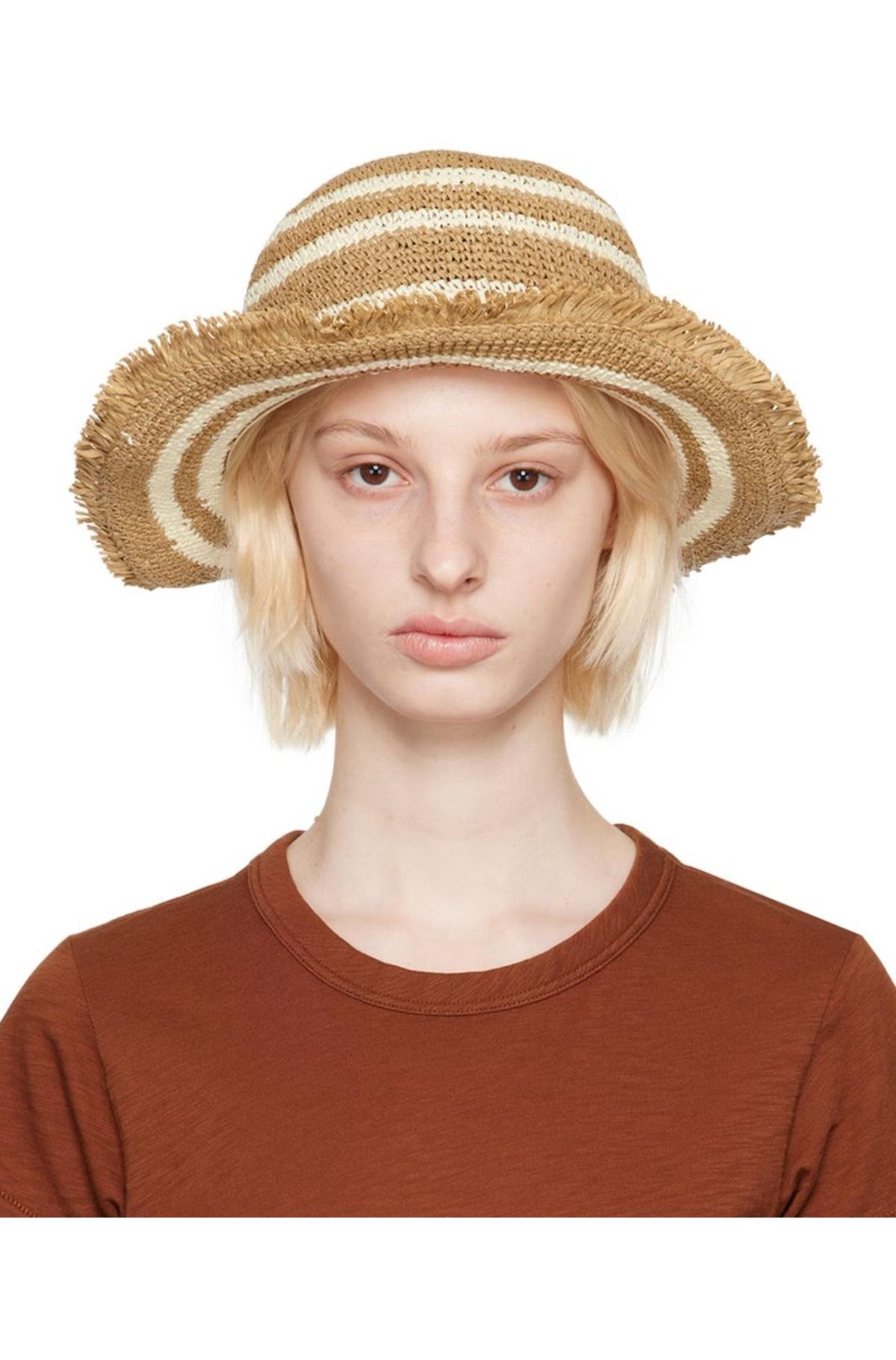 Rag & Bone Beige Frills Rollable Bucket Hat - Ivrybeige | Garmentory