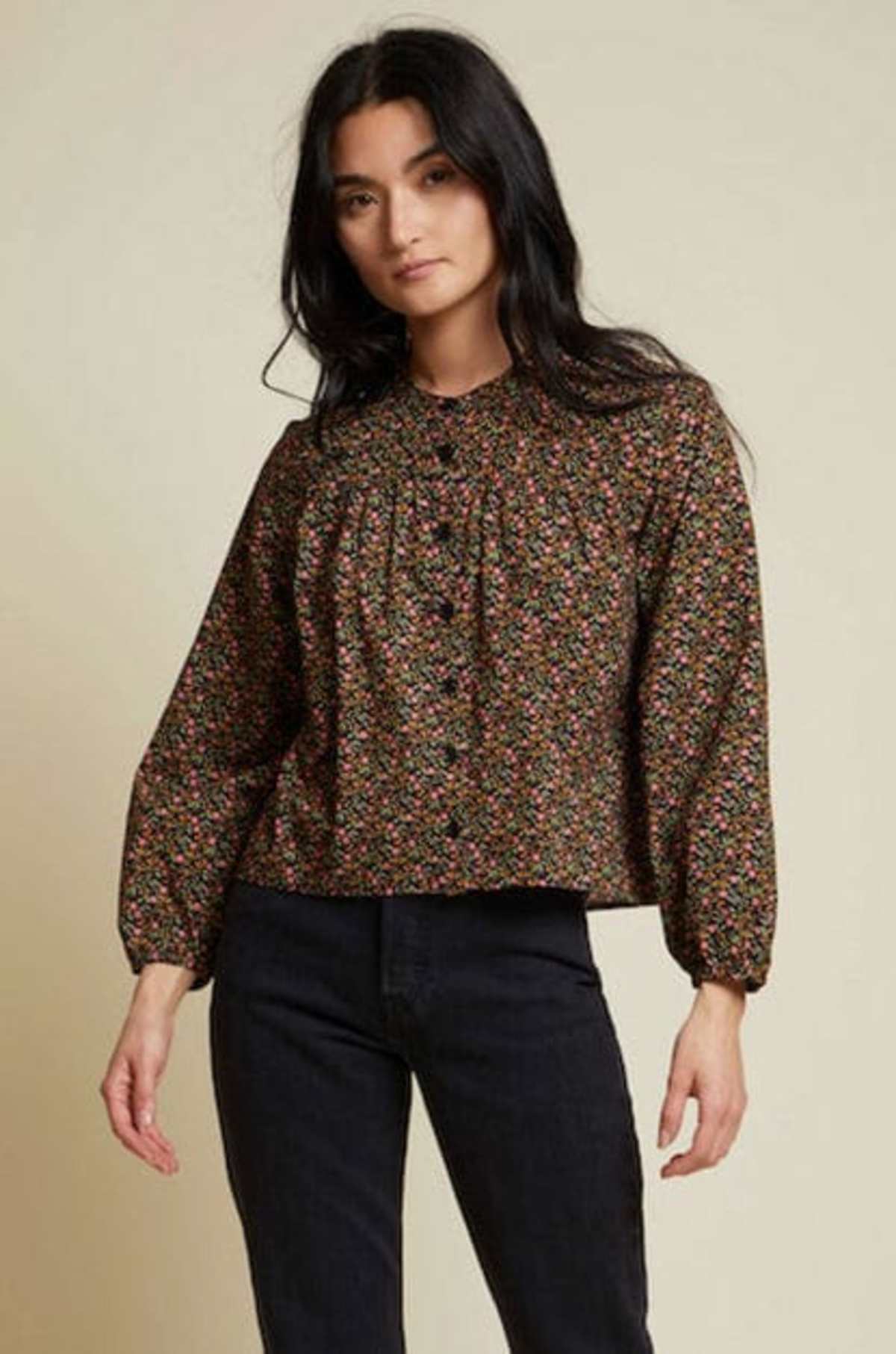 Nation Ltd Paisley Pintuck Crop - French Quarter | Garmentory