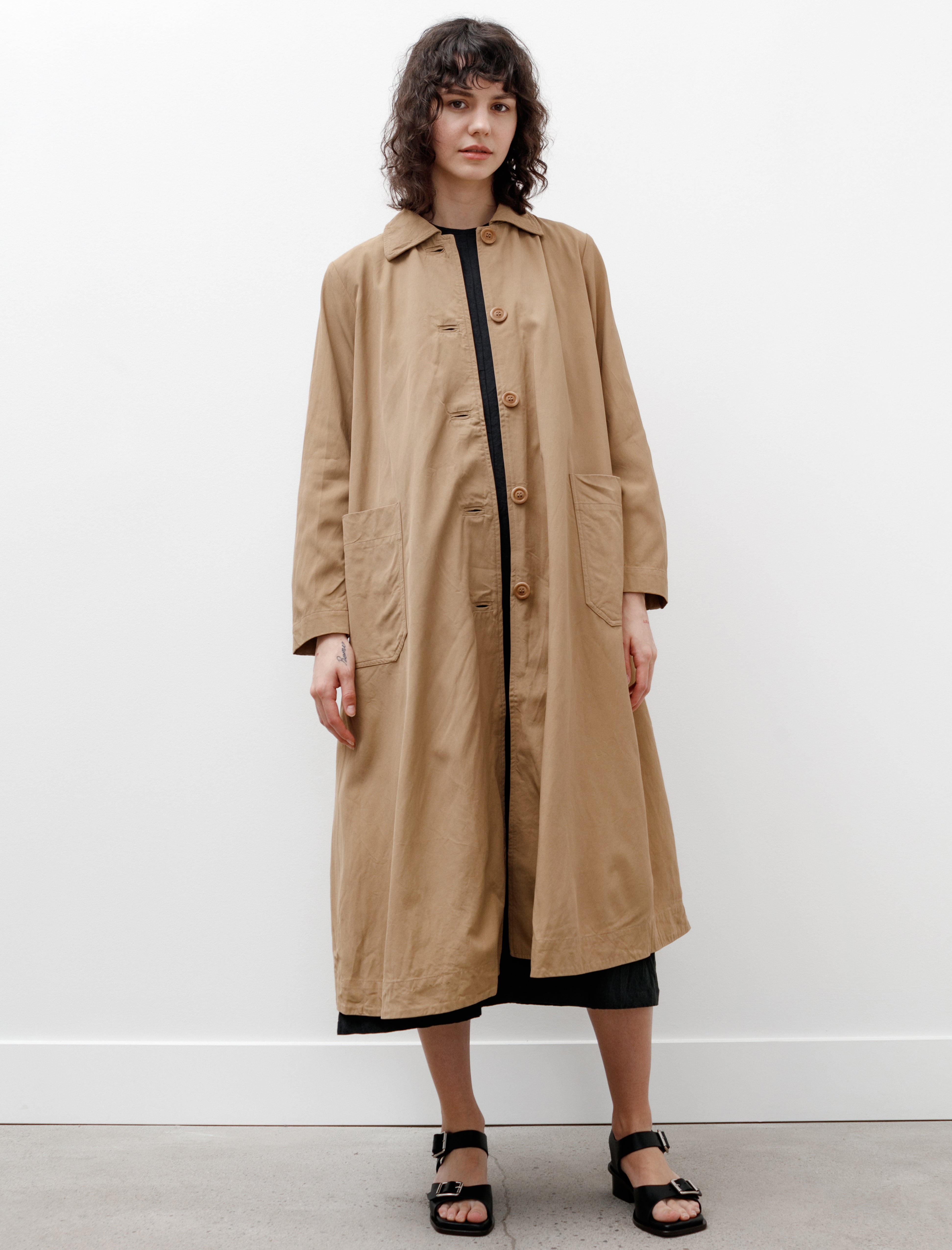 Casey Casey Womens Isabelle Coat - Crepey Sand | Garmentory