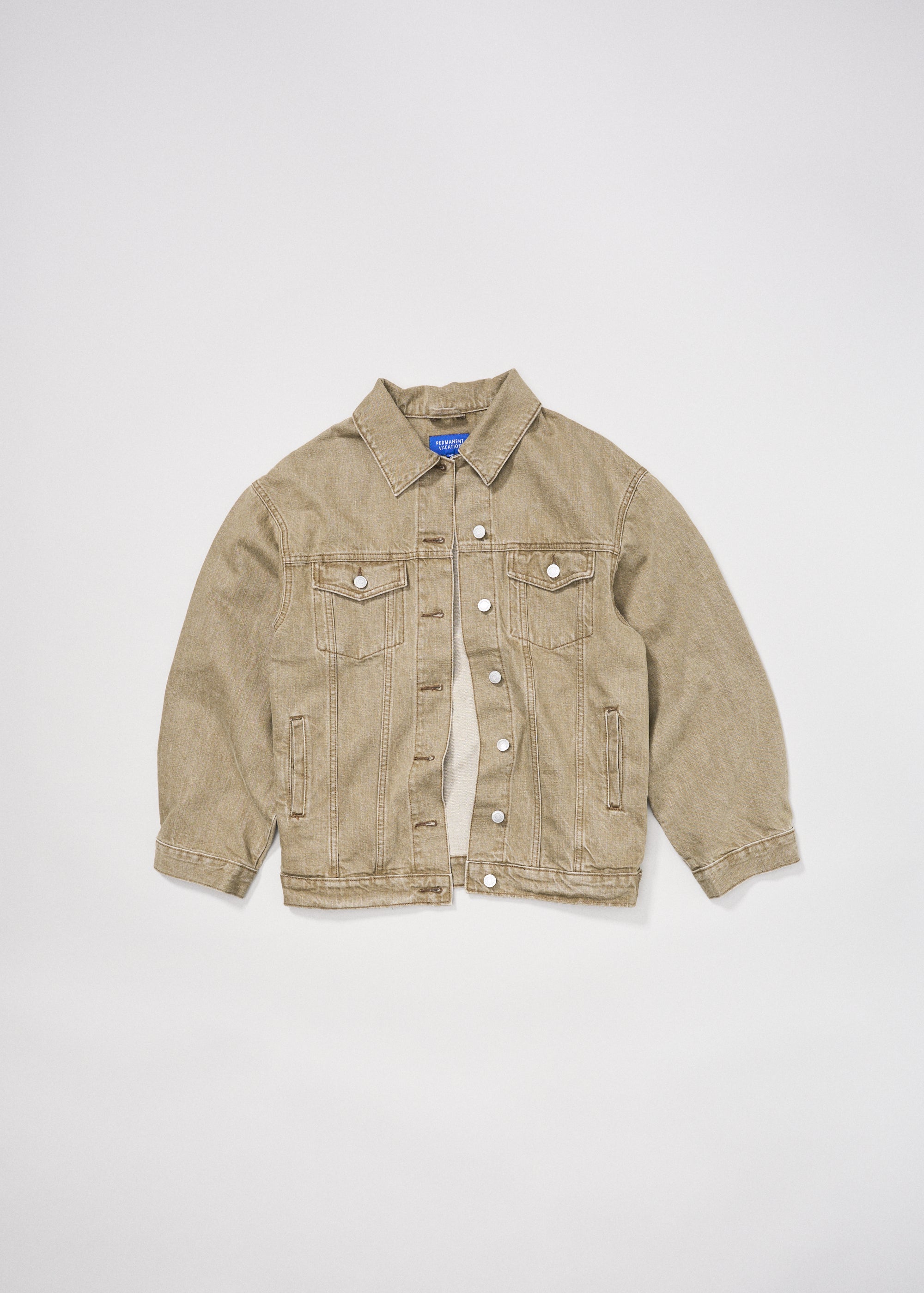 permanent vacation Homage Longline Jacket - Khaki | Garmentory