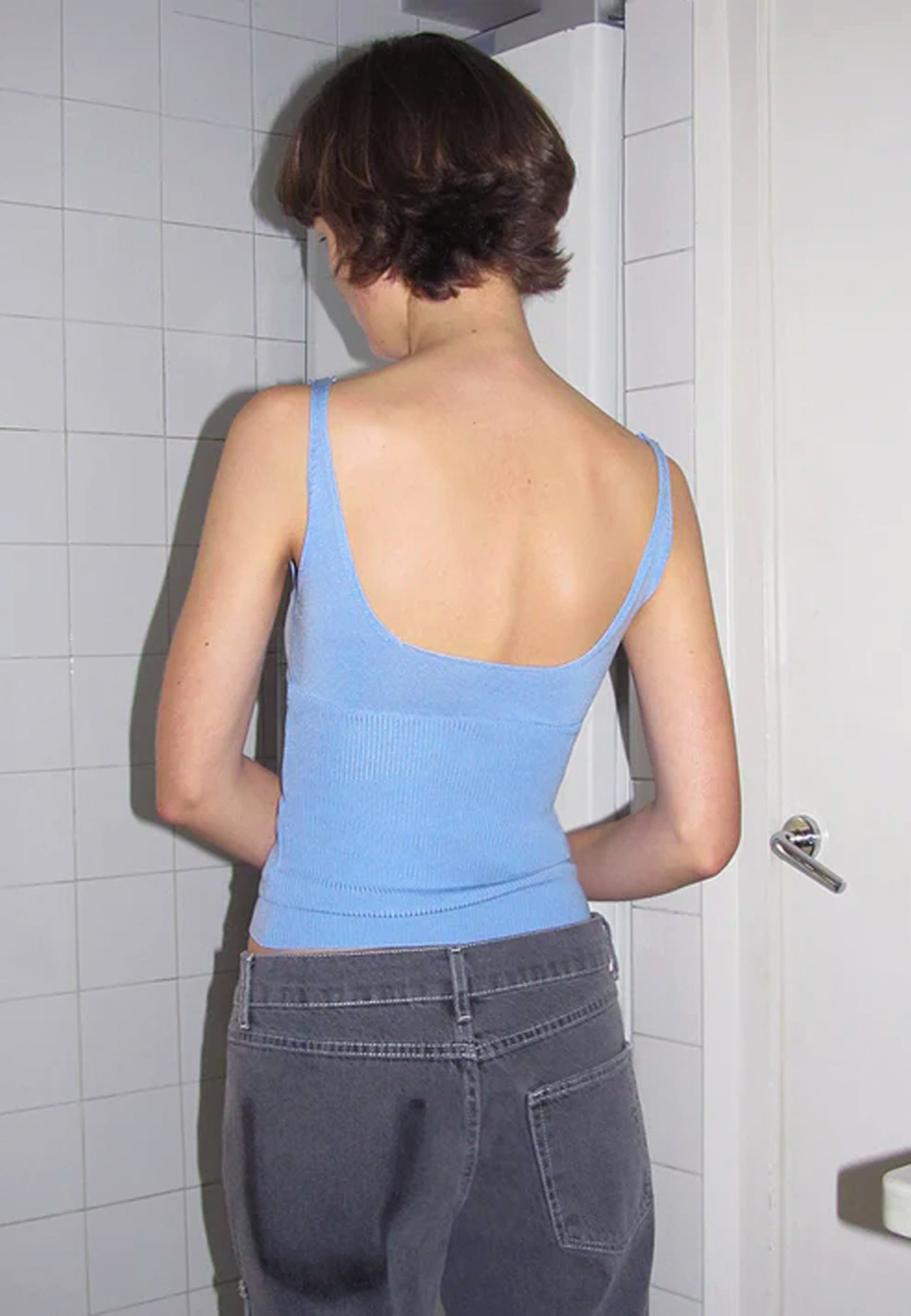 Paloma Wool Che Singlet Top - Soft Blue | Garmentory
