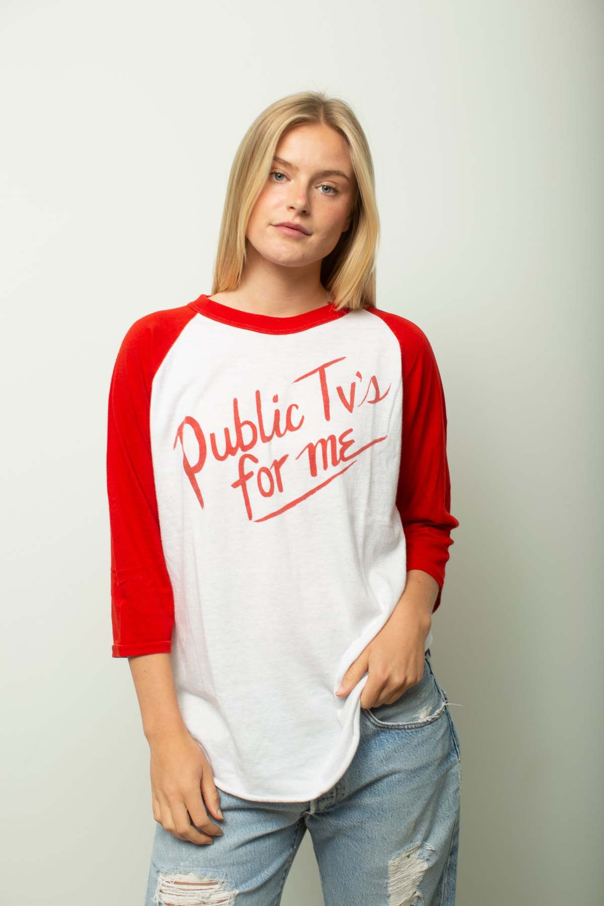Public TV Vintage Raglan | Garmentory