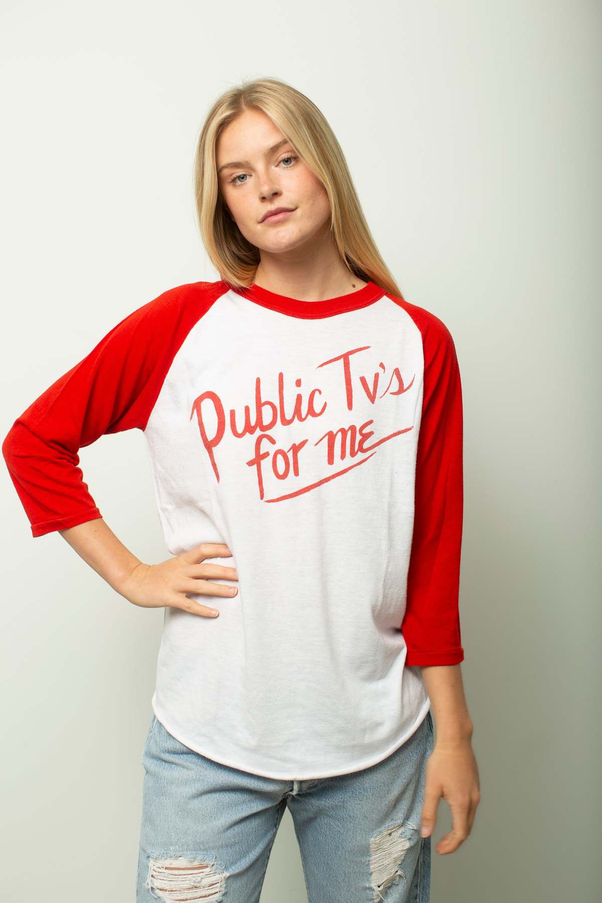 Public TV Vintage Raglan | Garmentory