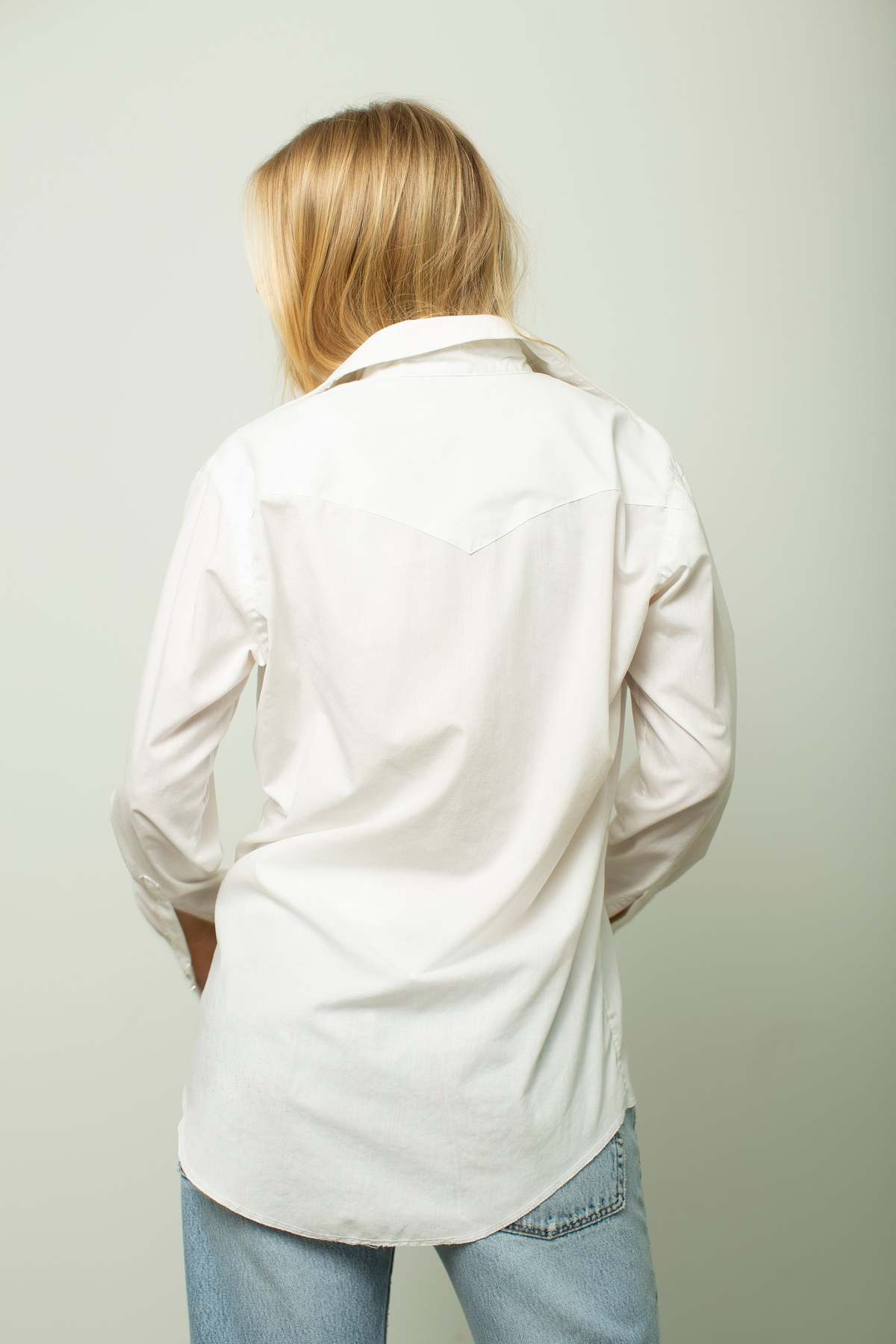 Wrangler Pearl Snap - White | Garmentory