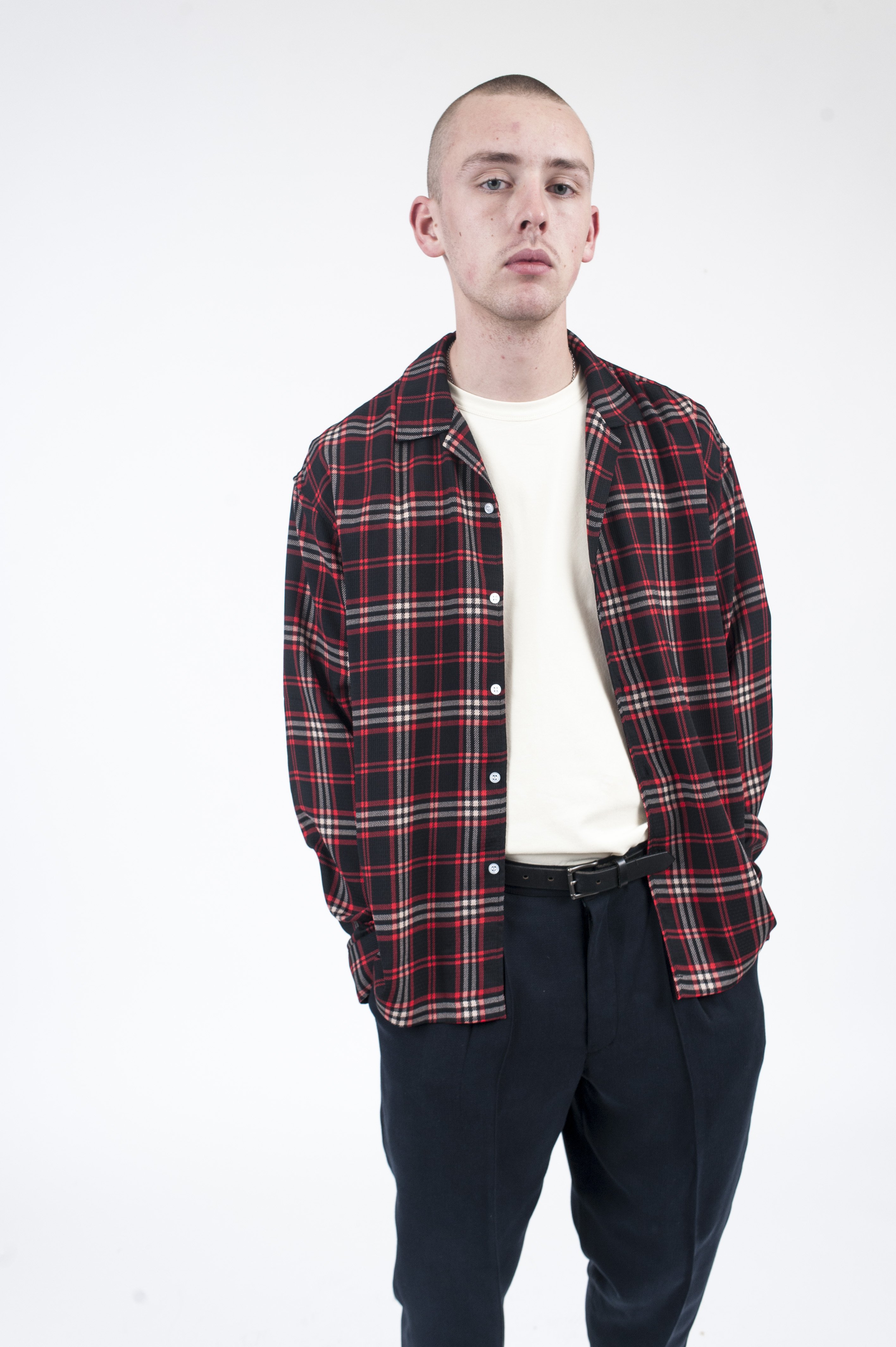Four Horsemen Red Plaid Overshirt | Garmentory