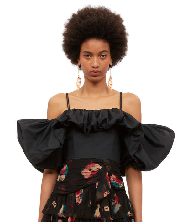 Ulla Johnson Carla Top - Noir | Garmentory