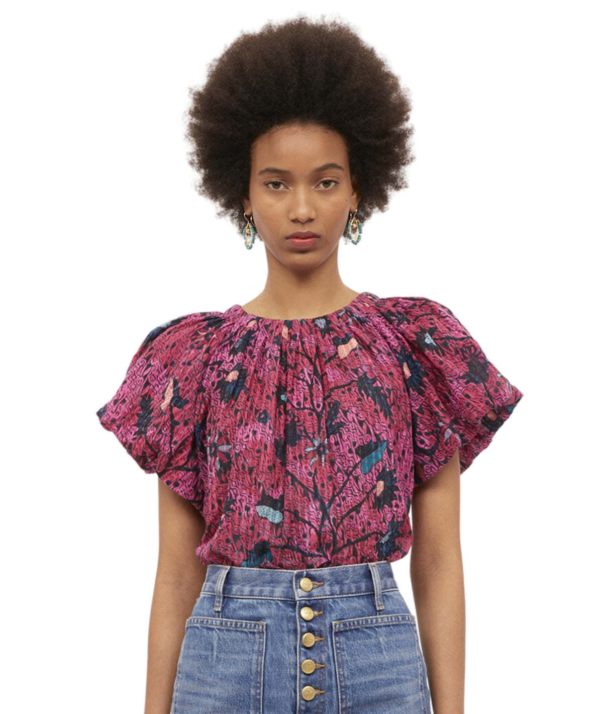 Ulla Johnson Flo Top - Snapdragon | Garmentory