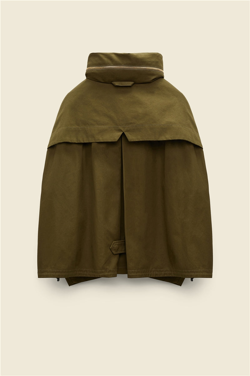 Dorothee Schumacher Adventurous Movement Jacket - Khaki | Garmentory