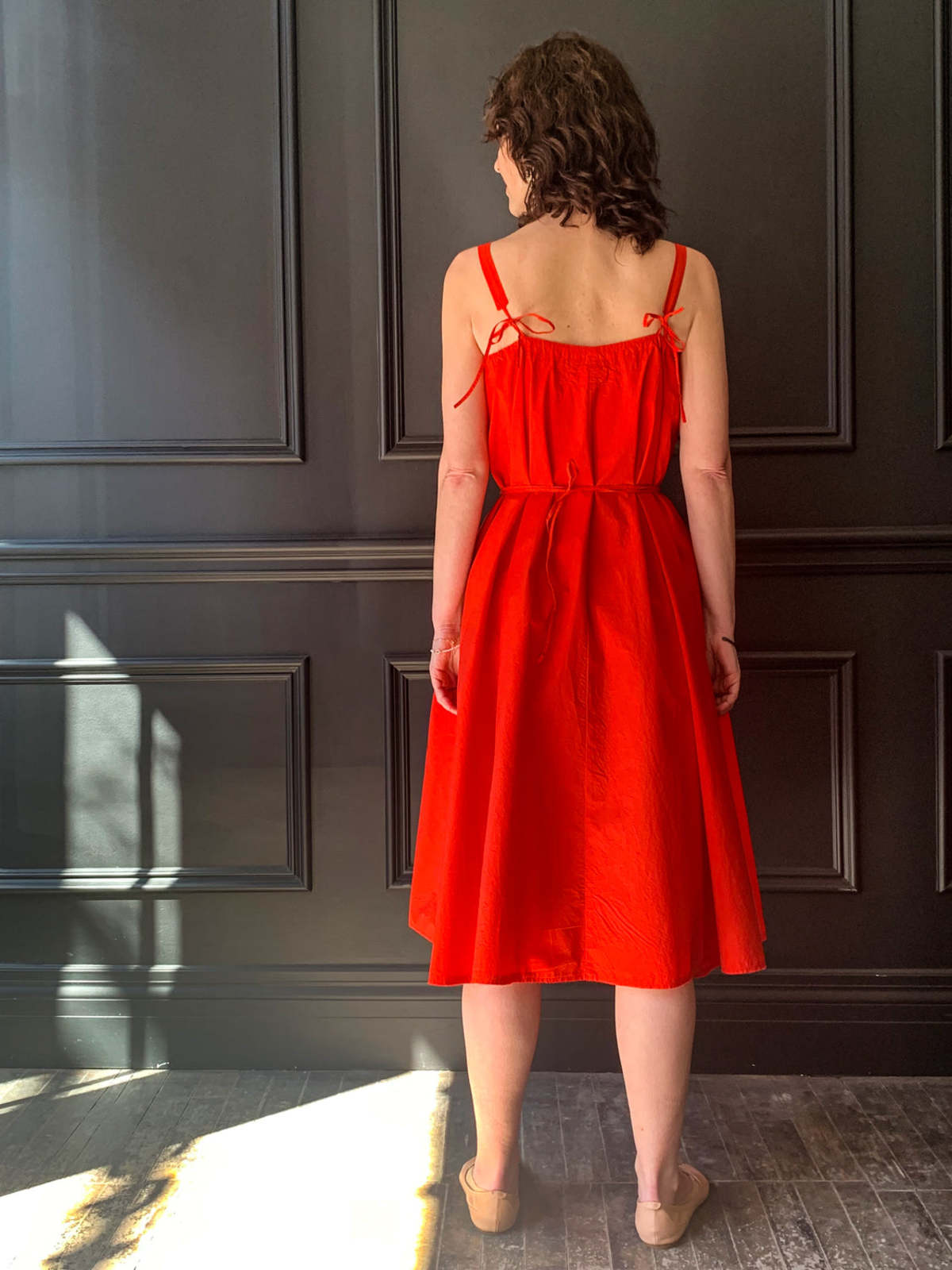 MANUELLE GUIBAL - Robe Bretelle Dress Uba - Crazy Red | Garmentory