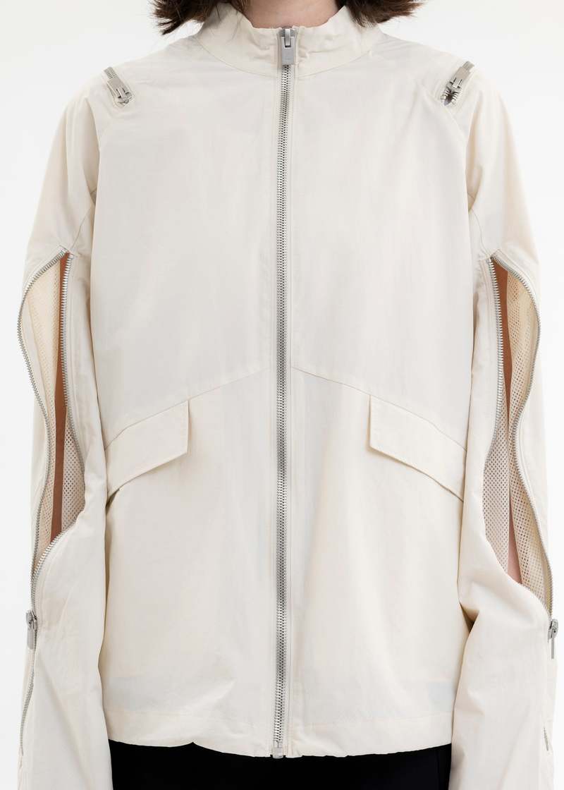 Heliot Emil STONE HAZE WINDBREAKER - Stone | Garmentory