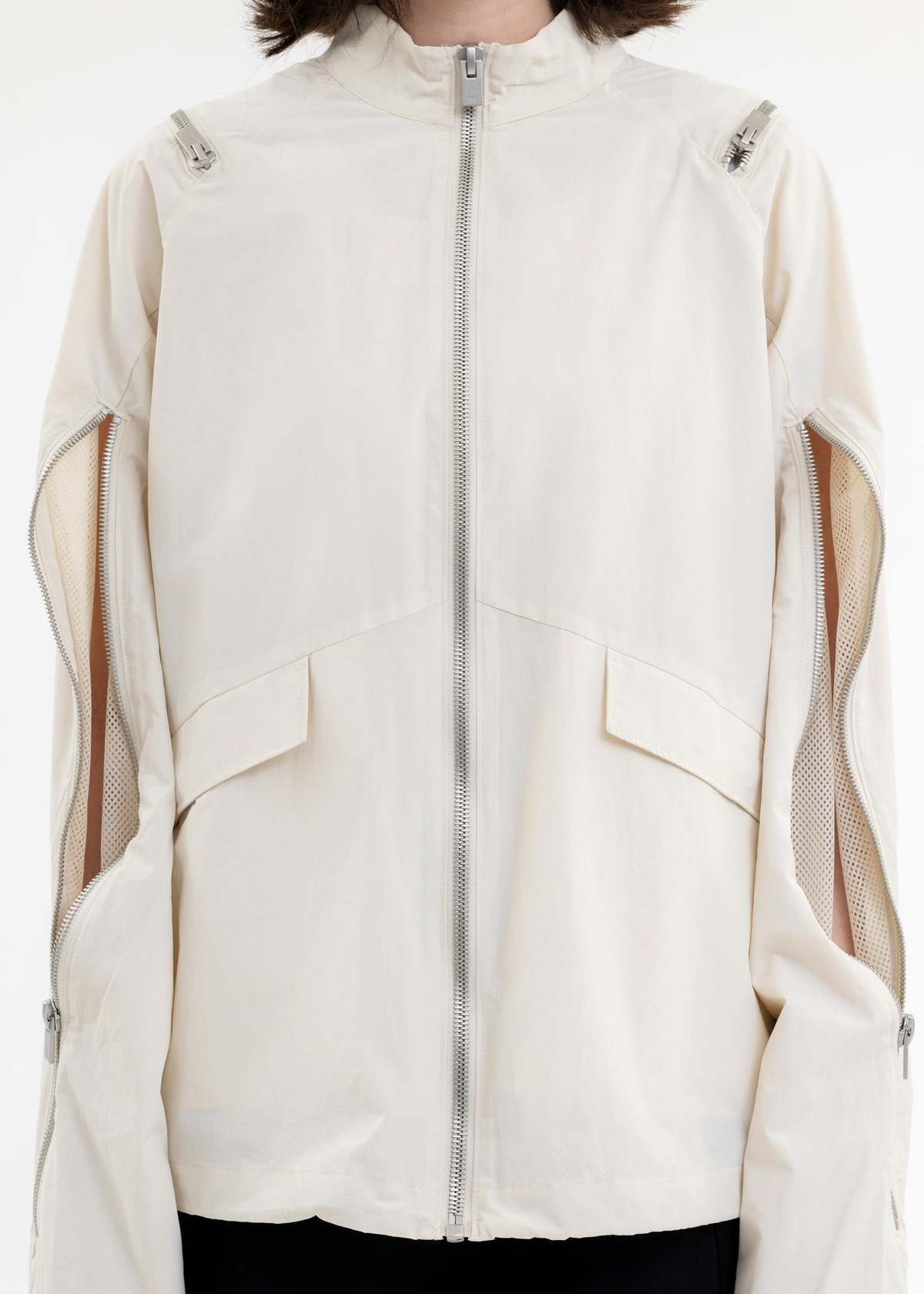 Heliot Emil STONE HAZE WINDBREAKER - Stone | Garmentory