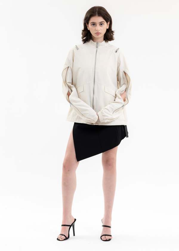 Heliot Emil STONE HAZE WINDBREAKER - Stone | Garmentory