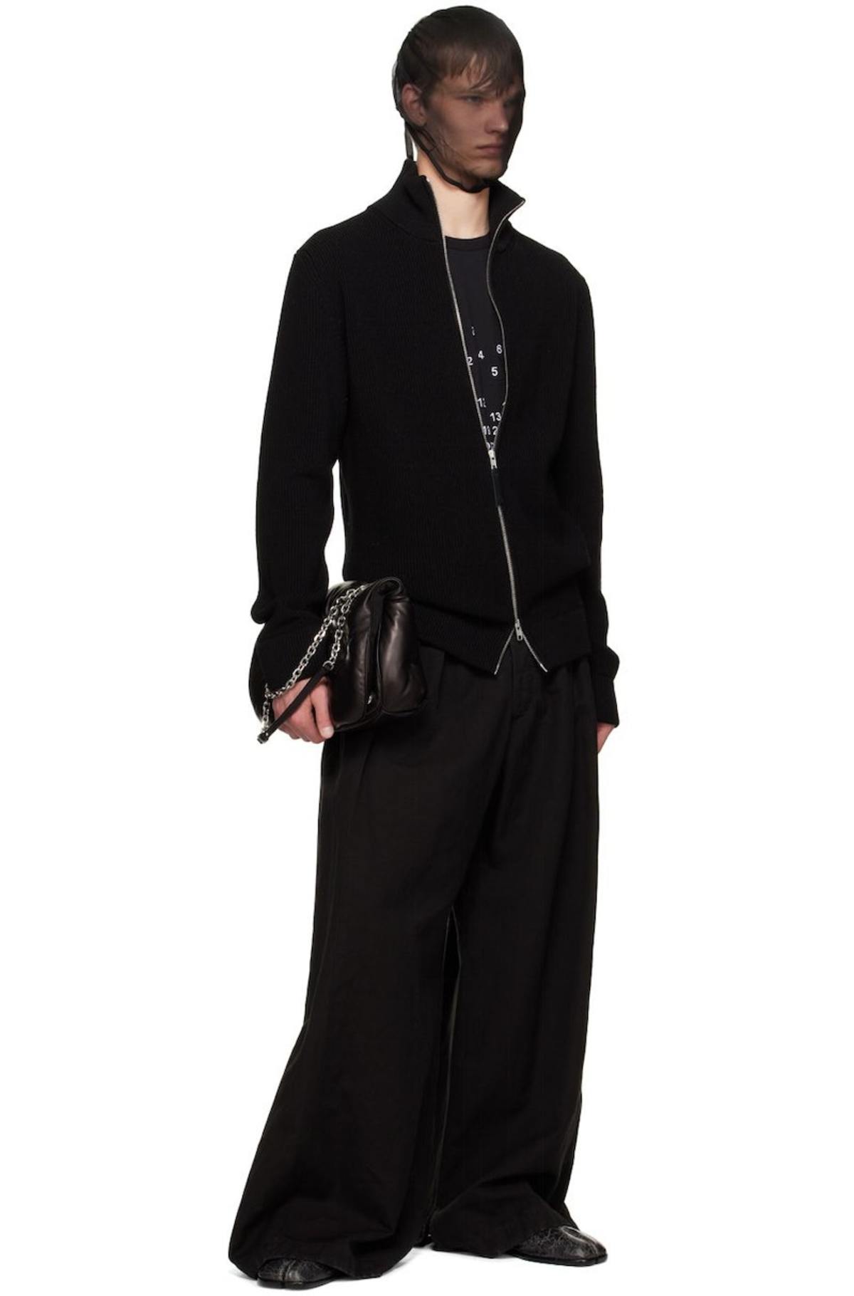 Maison Margiela Black Tabi Babouches Loafers | Garmentory