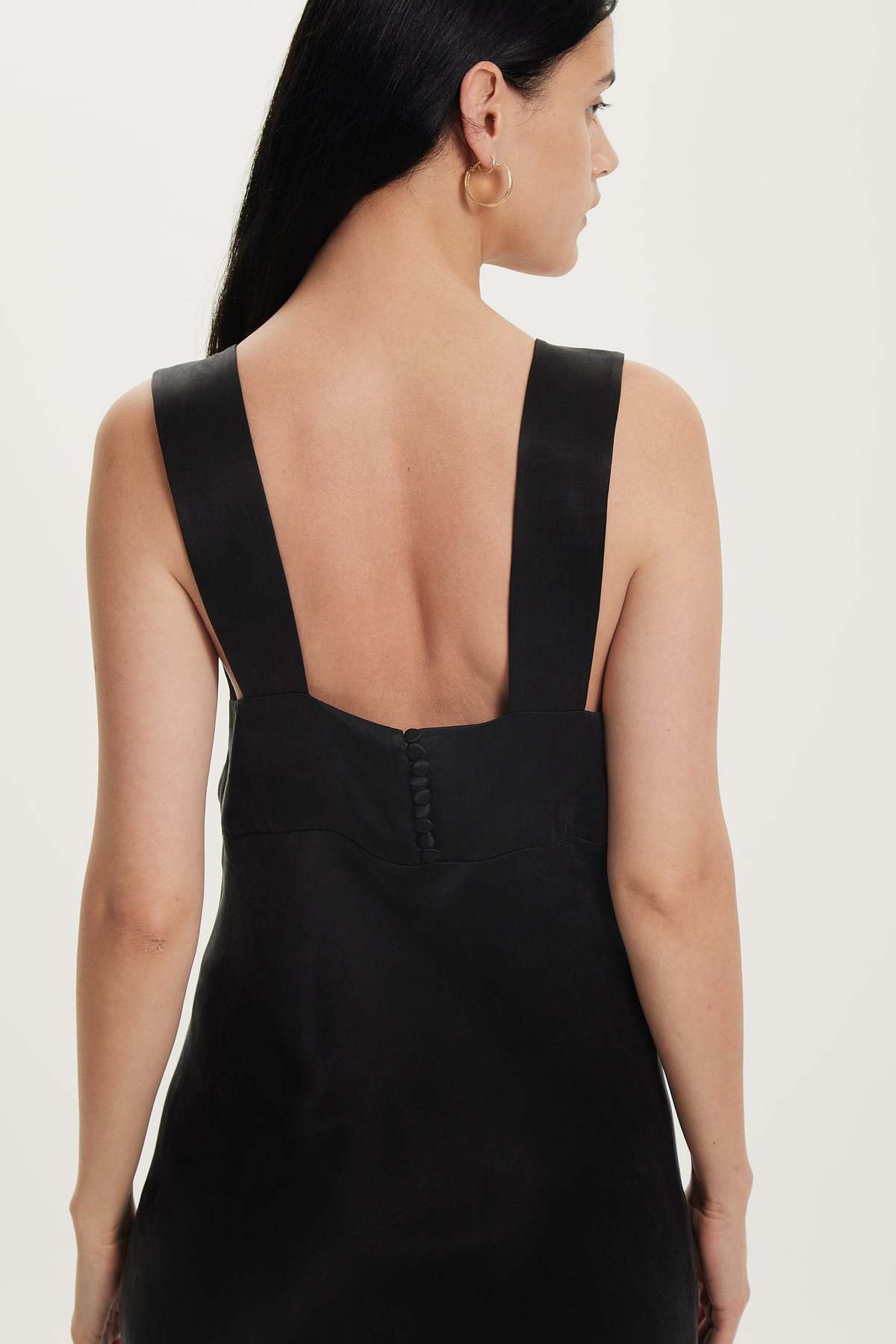 Third Form MAGNETIC CAMISOLE BIAS SLIP DRESS - BLACK | Garmentory