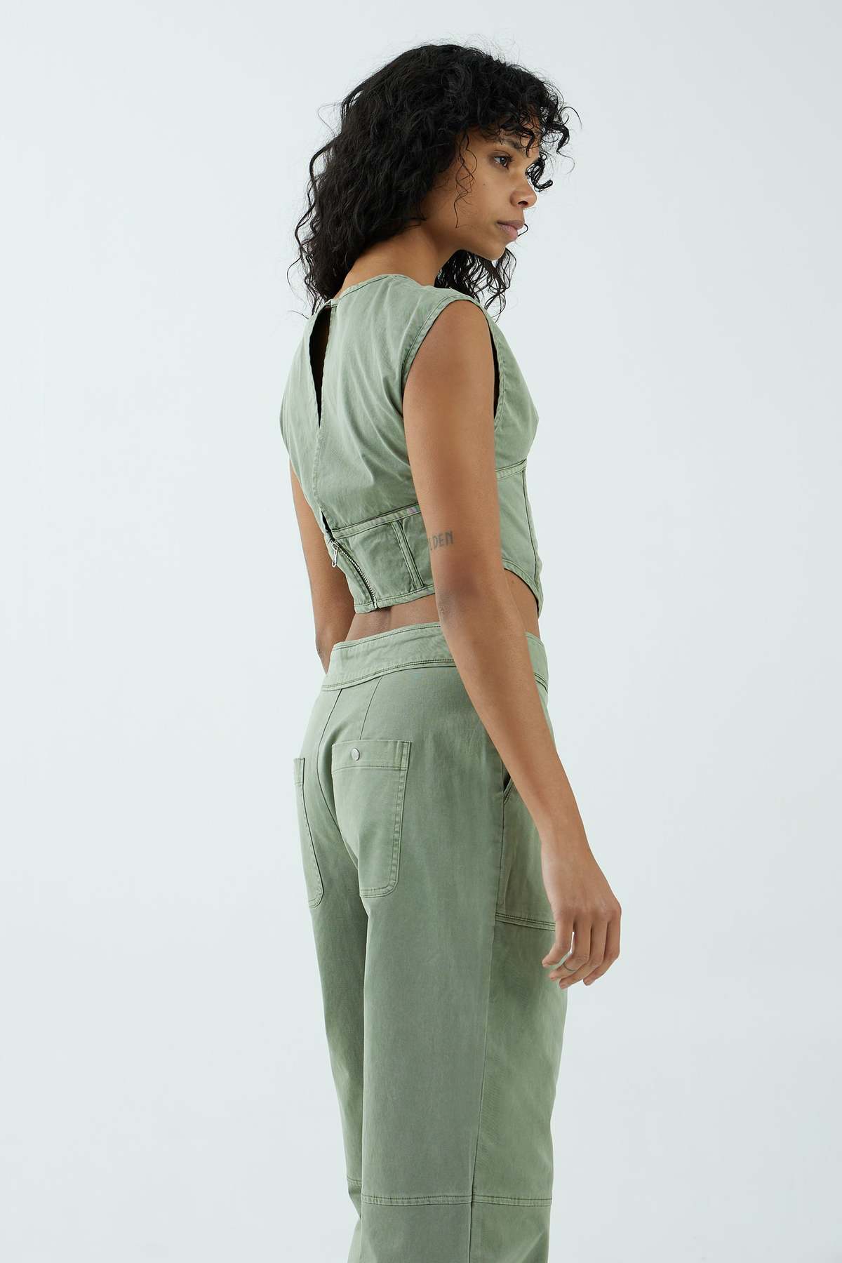 Third Form Uniform Corset Tank - Moss | Garmentory