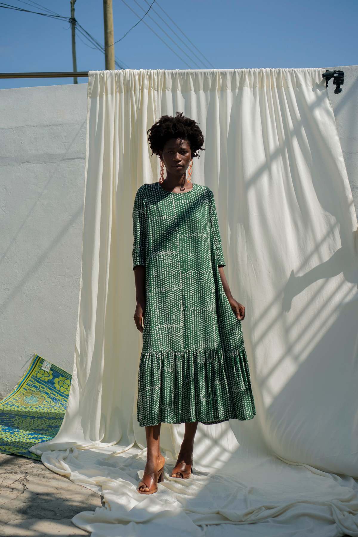 Osei-Duro Archival Versus Dress - Bullfrog by Moonlight | Garmentory