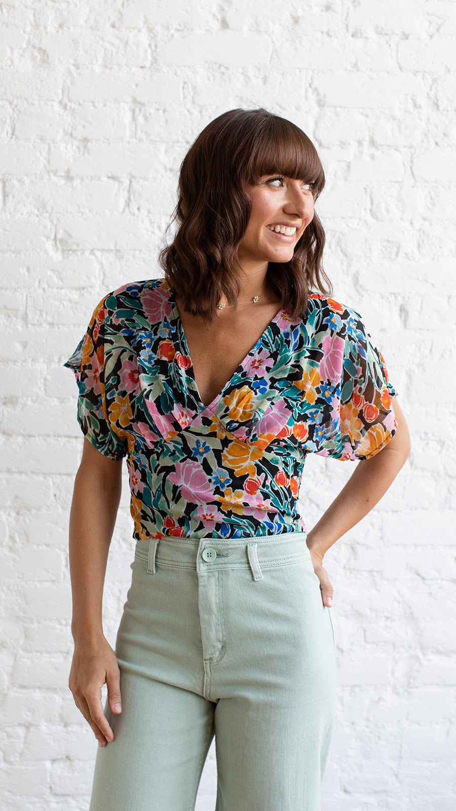 Miou Muse Wide Leg Pant - Mint | Garmentory