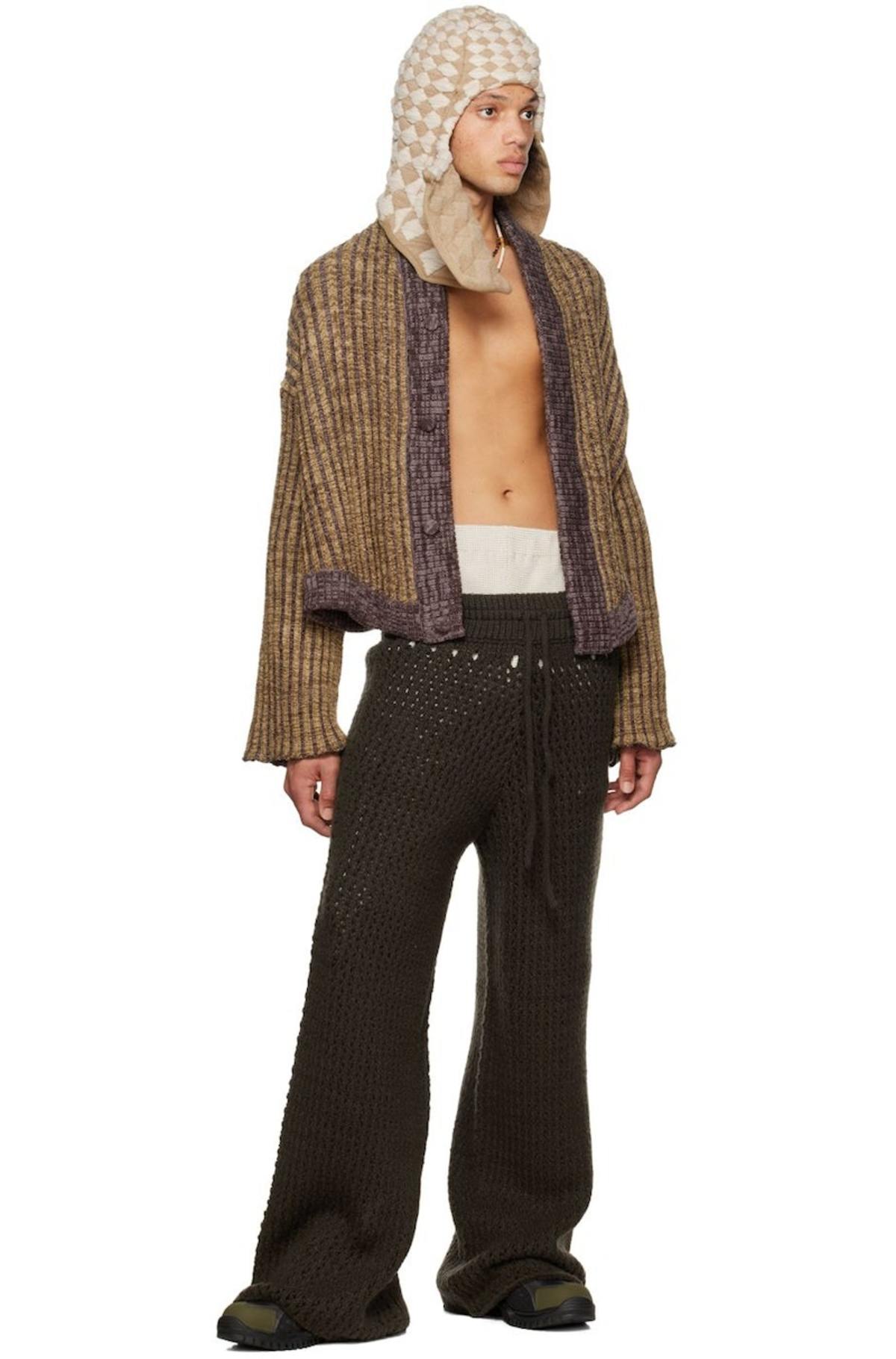 Isa Boulder SSENSE Exclusive Brown Armor Trousers | Garmentory