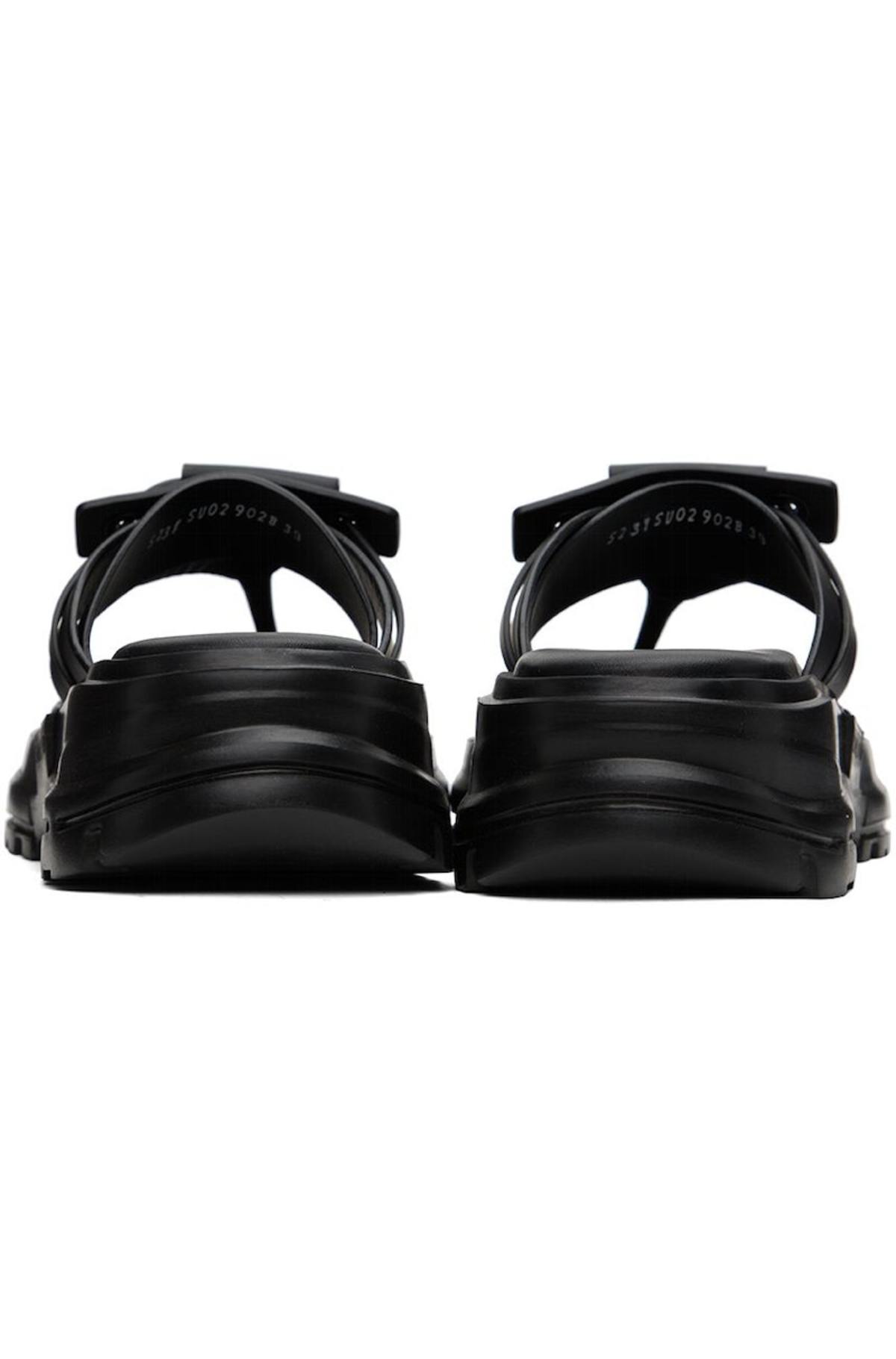 solid homme Platform Sandals - Black | Garmentory