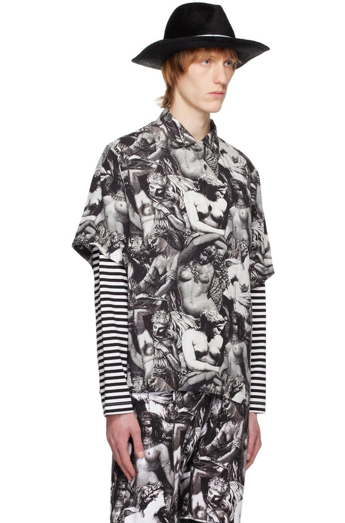Undercover Printed Shirt - Black | Garmentory