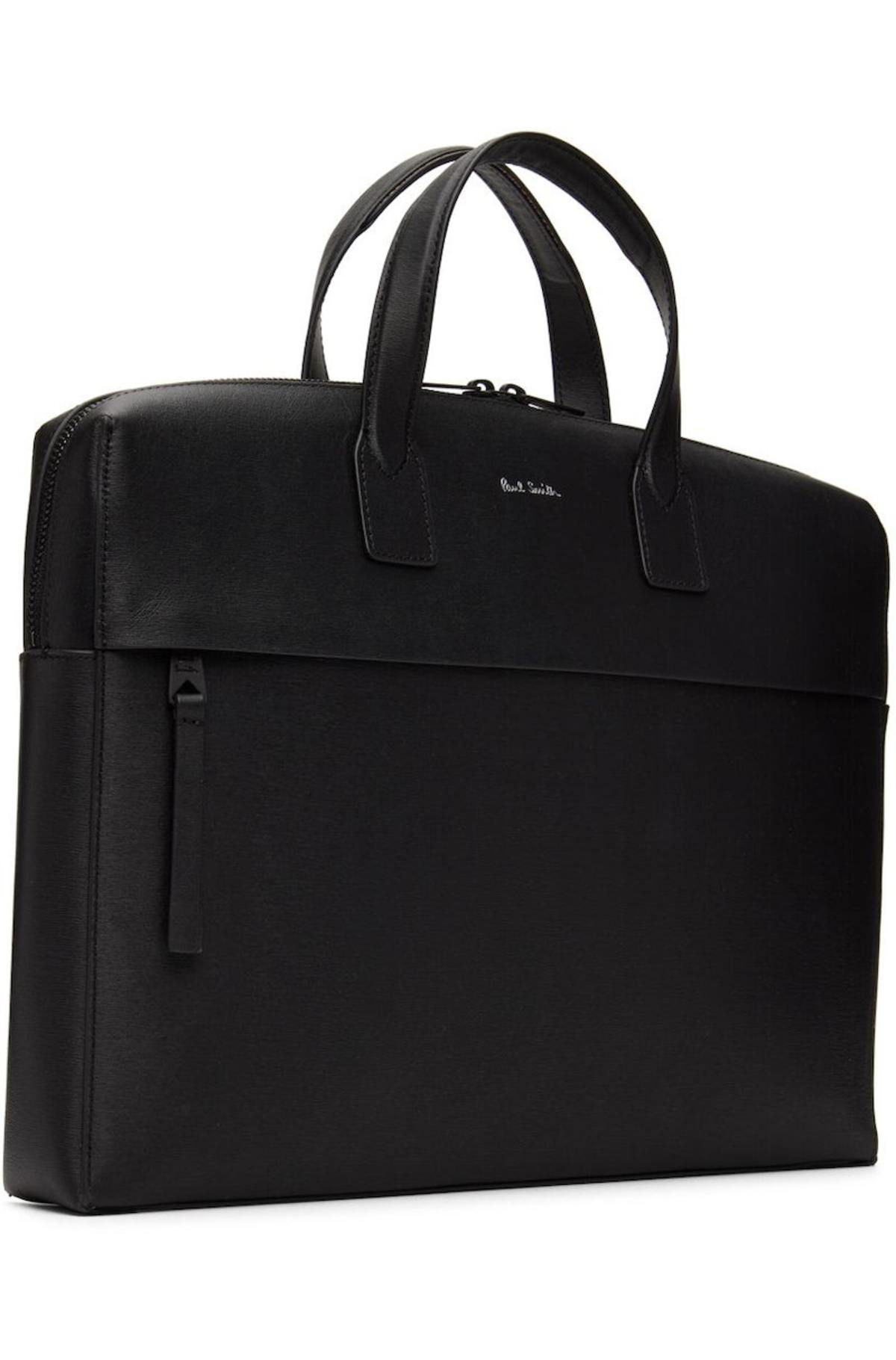 PAUL SMITH Embossed Briefcase - Black | Garmentory
