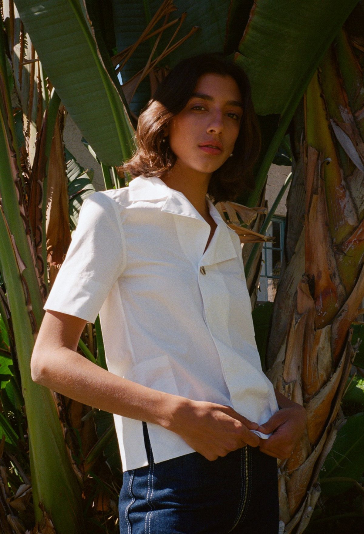 Lorod Asymmetrical Button Down Shirt | Garmentory