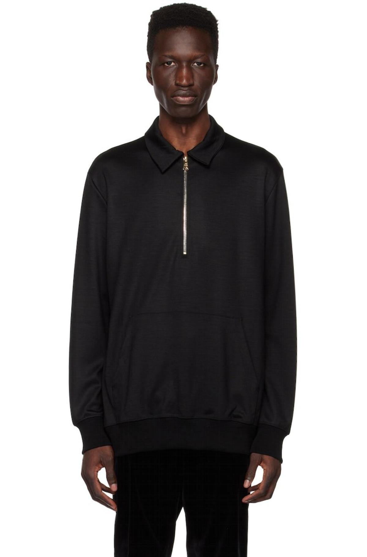 PAUL SMITH Signature Stripe Polo - Black | Garmentory