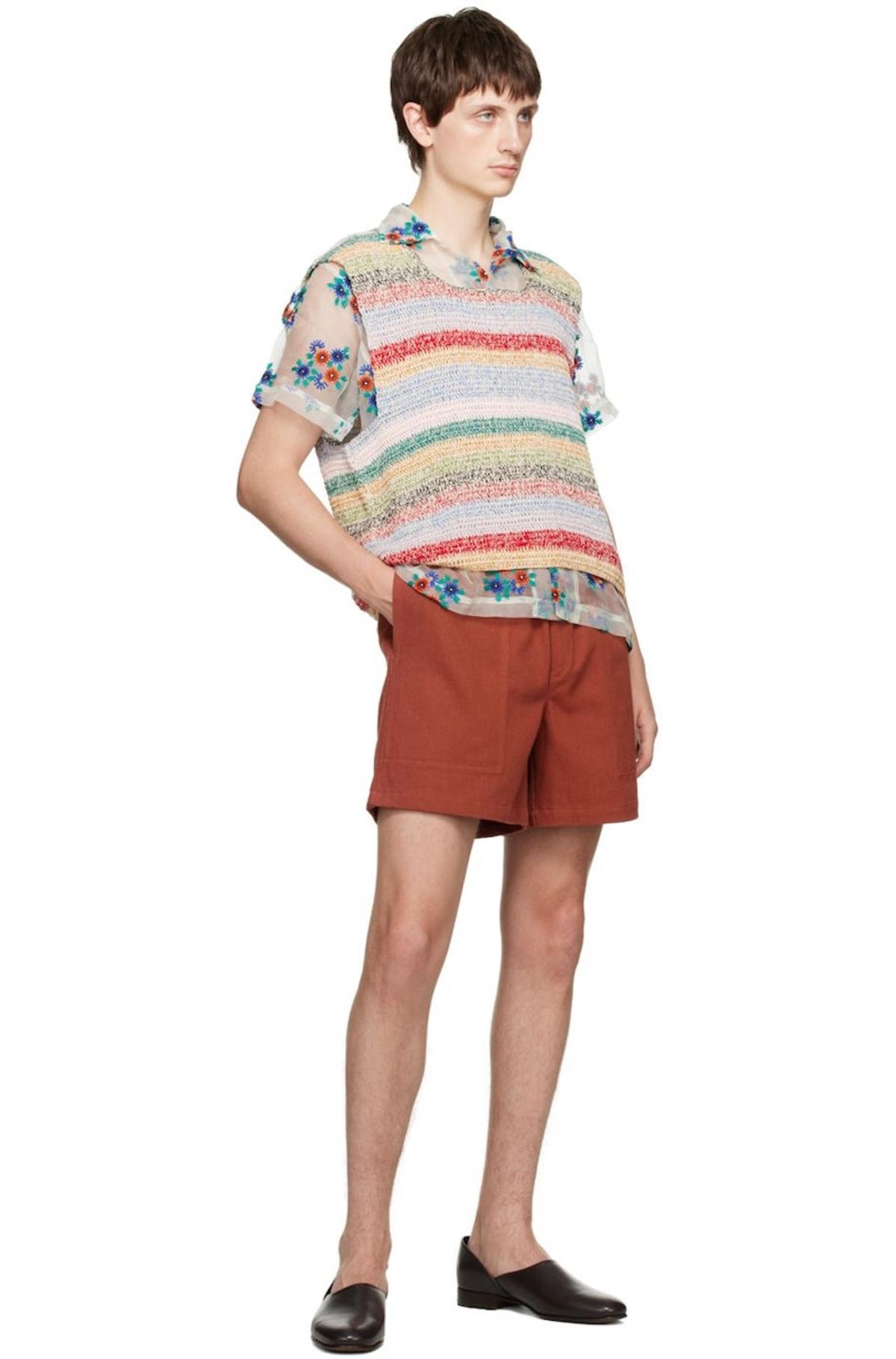 BODE White Daisy Shirt - Multicolor | Garmentory