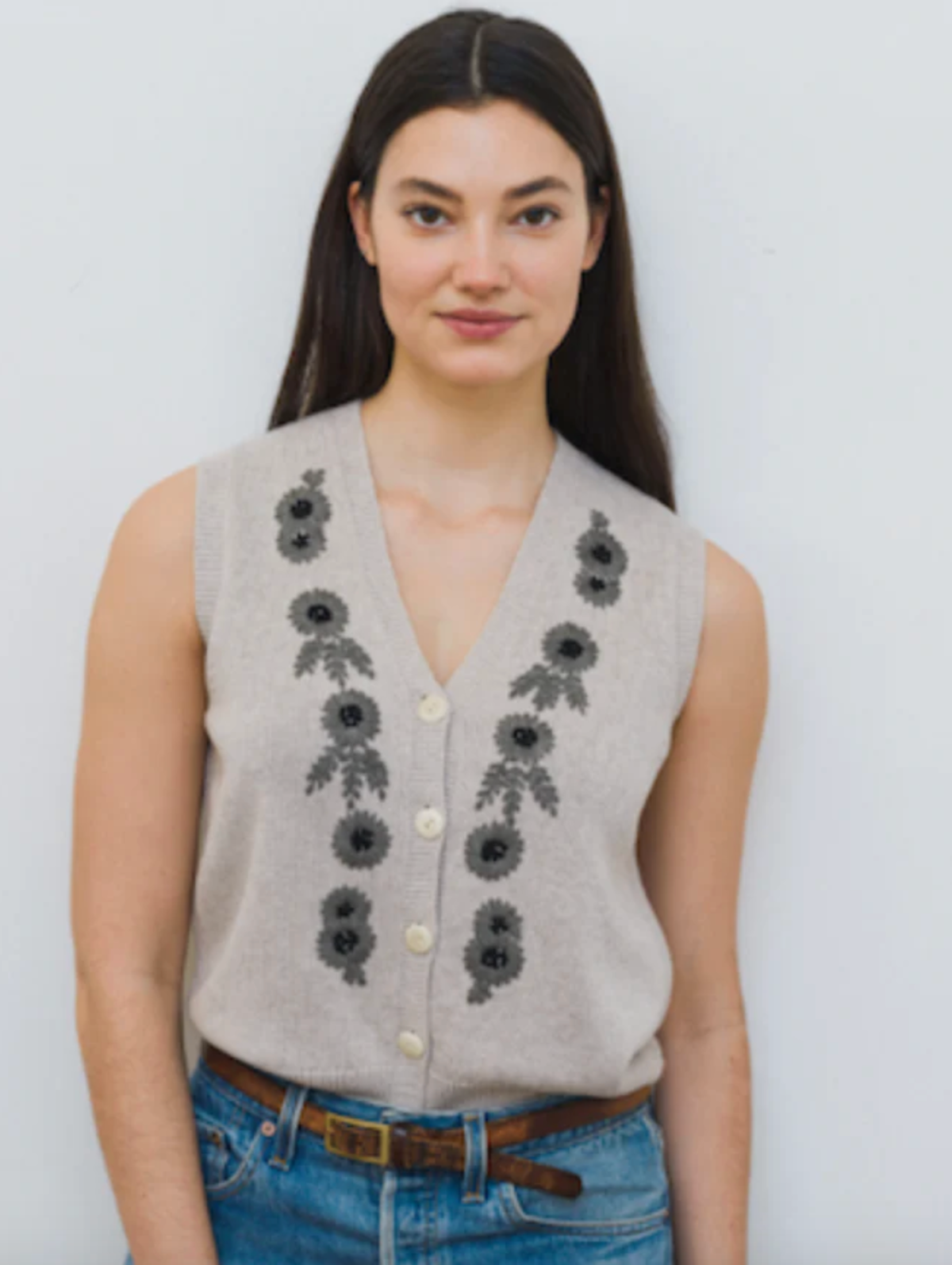 Alex Mill Becca Vest - Oatmeal | Garmentory