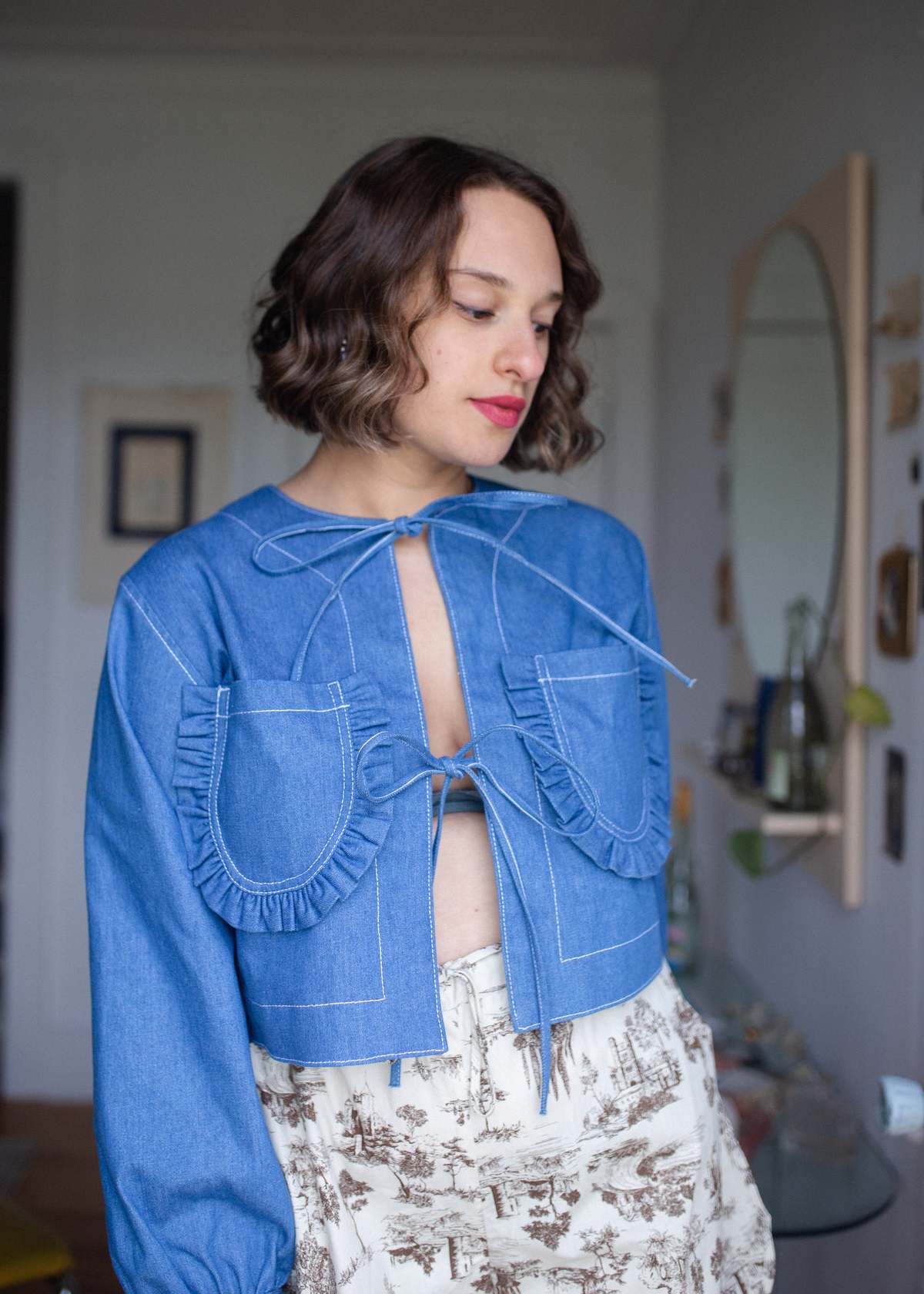 Eliza Faulkner Bailey Shorts - Brown Toile | Garmentory