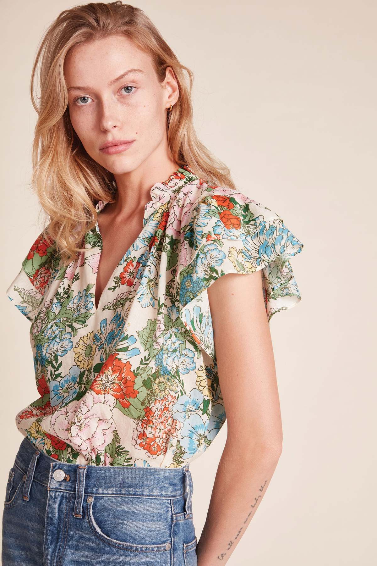 Trovata Clover Blouse - Vintage Courtyard | Garmentory