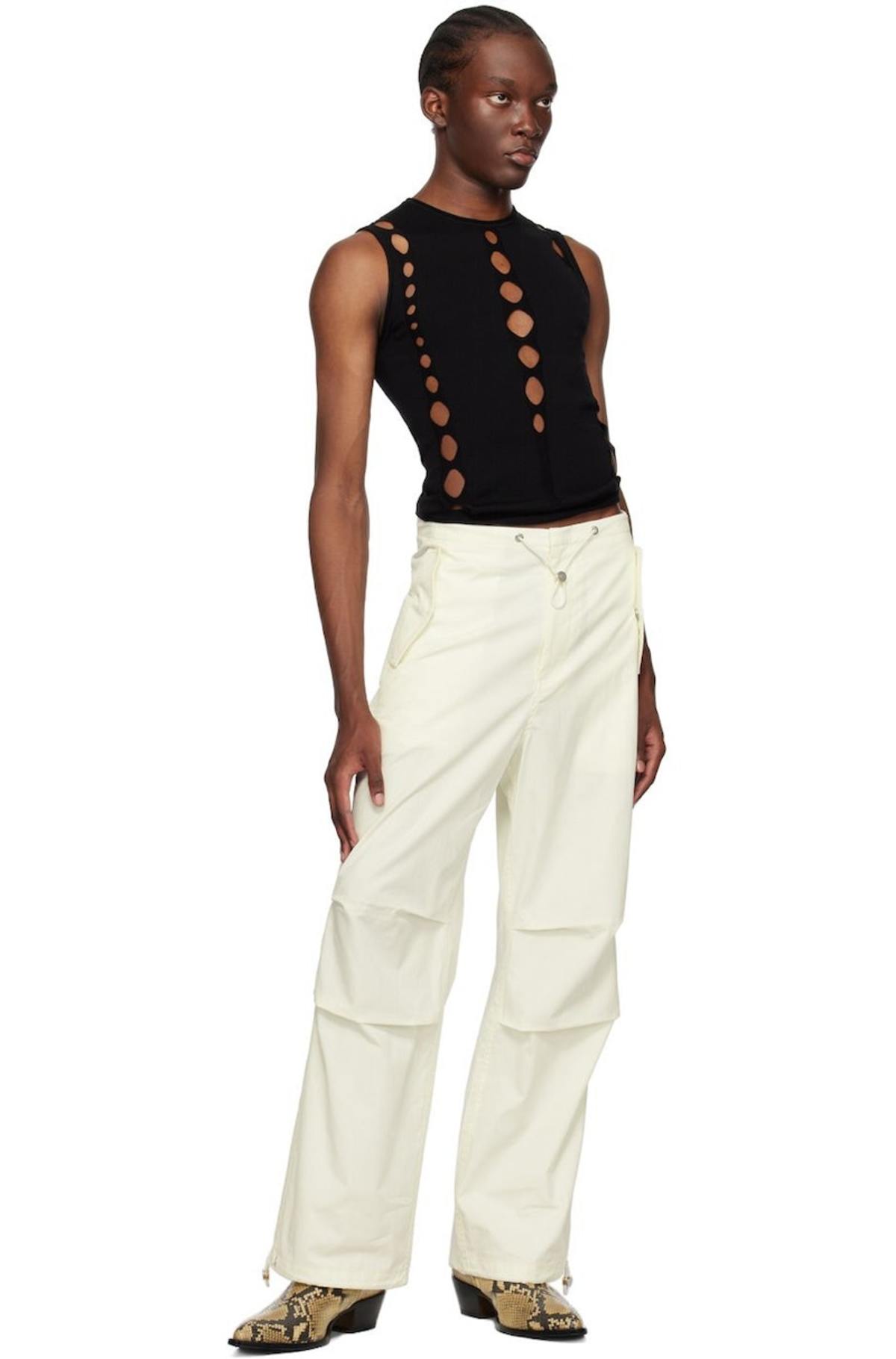 Dion Lee Snake Diamond Tank Top - Black | Garmentory