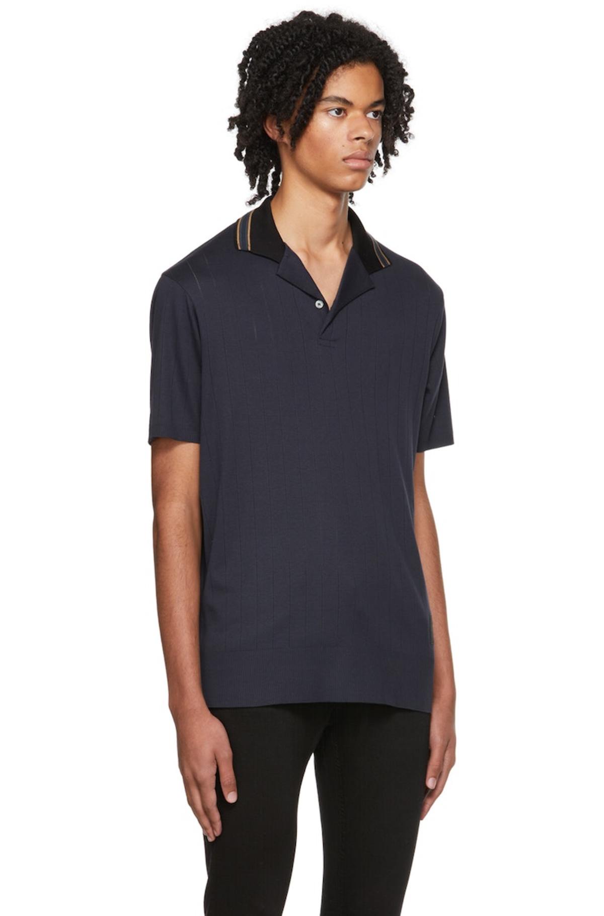 Paul Smith Striped Polo - Blues | Garmentory