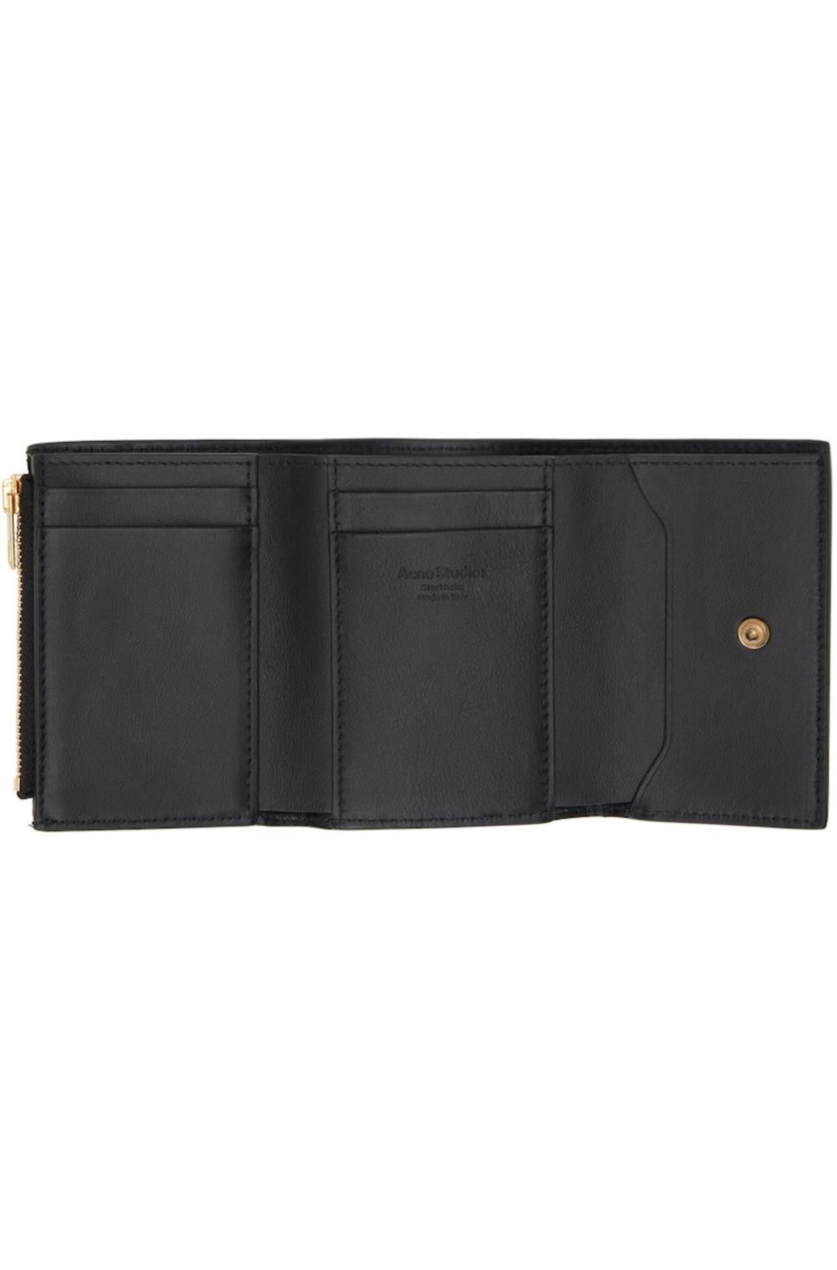 Acne Studios Musubi Wallet - Black | Garmentory