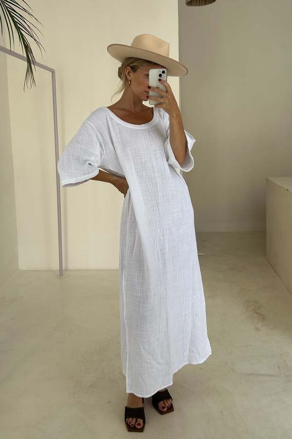 BAHHGOOSE SAMPLE VAL DRESS - white | Garmentory