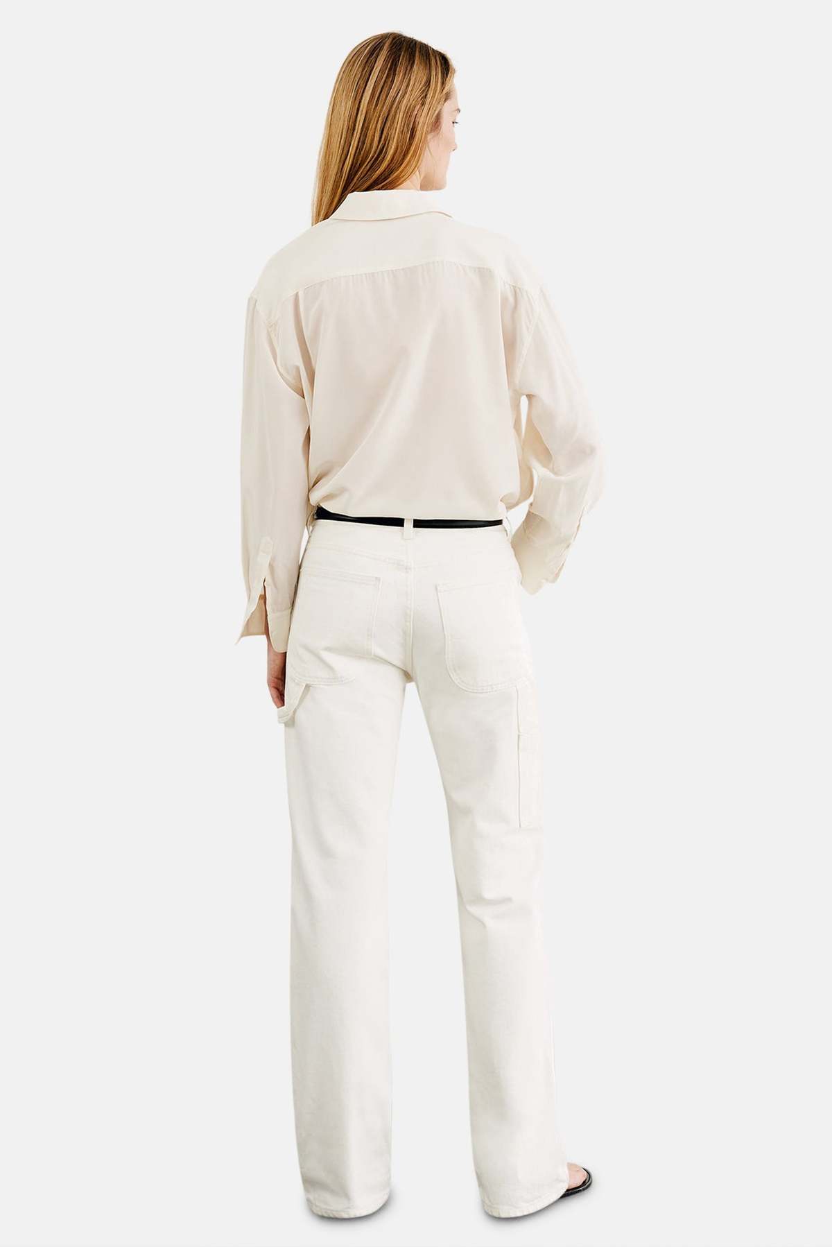 Nili Lotan Calvin Carpenter Jean - Cream | Garmentory