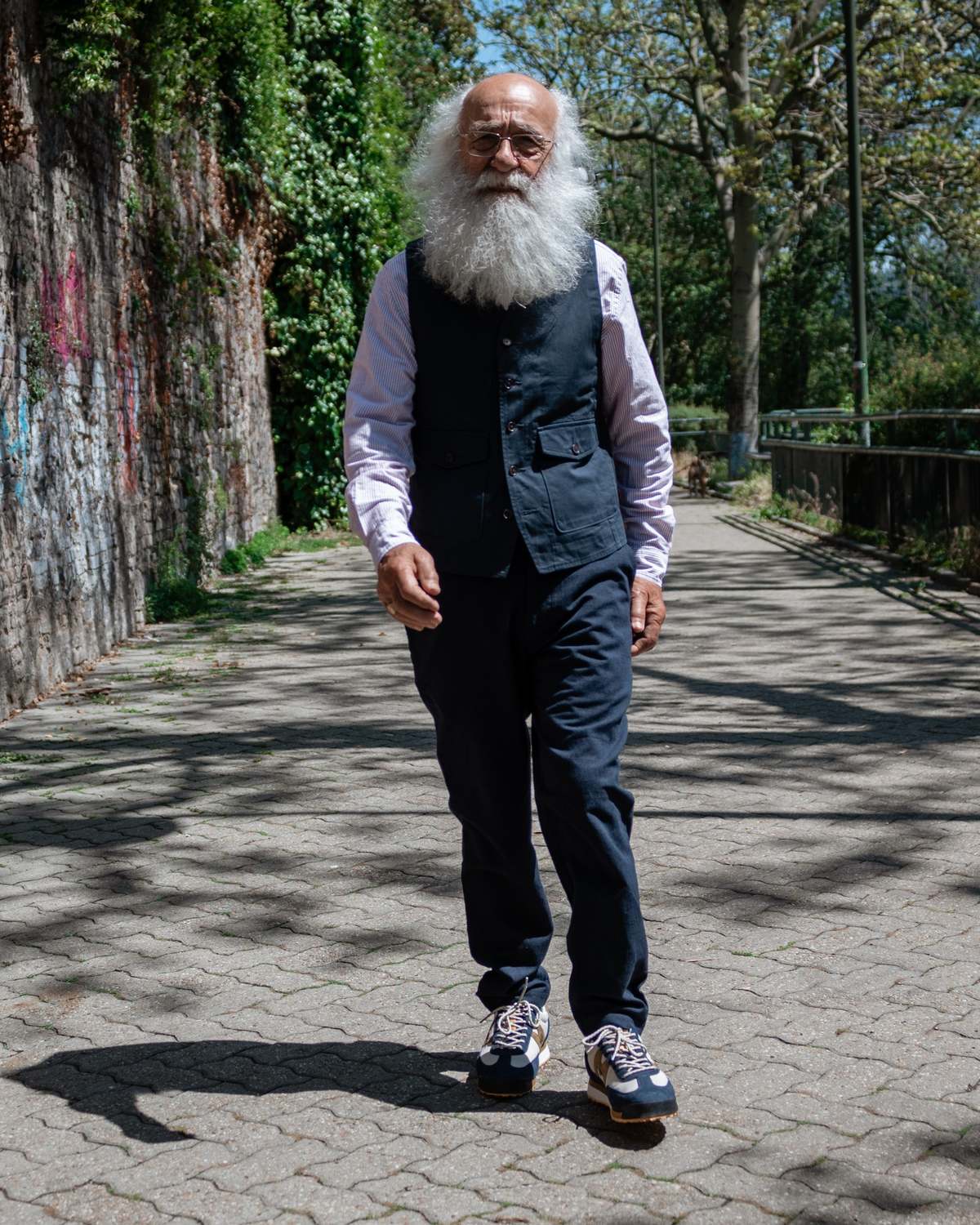 UNIVERSAL WORKS Field Waistcoat vest - Navy Twill | Garmentory